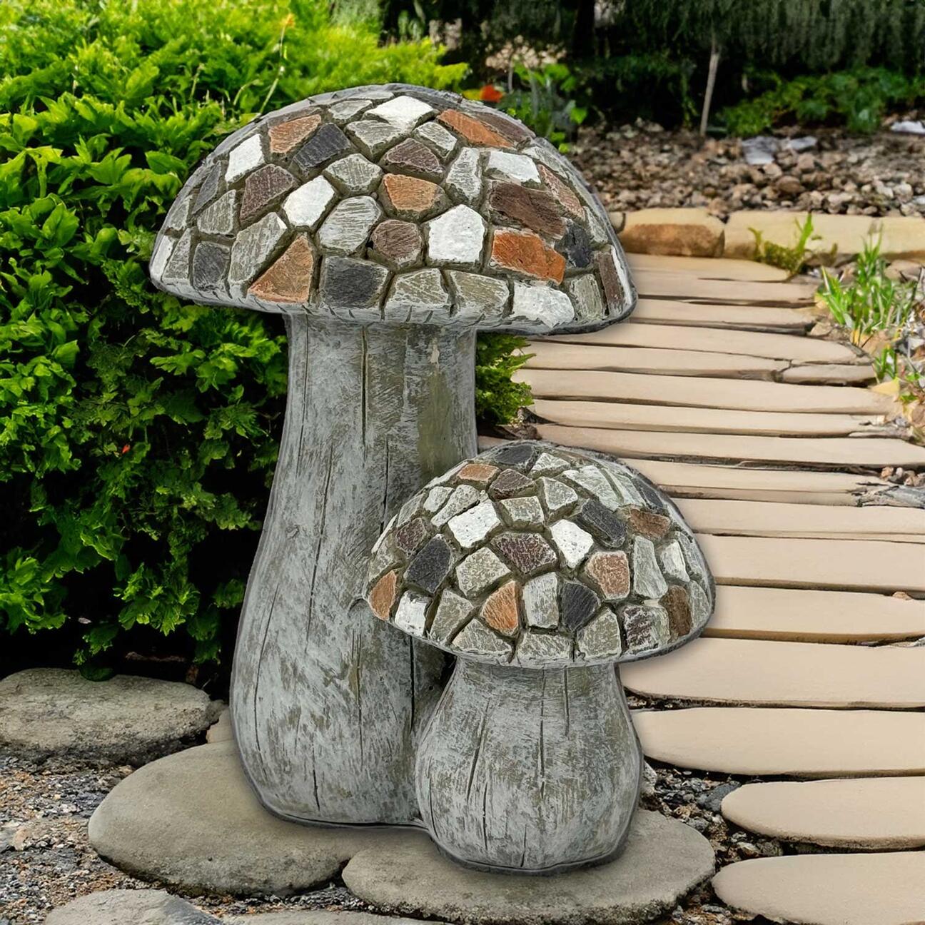 Click here for Galt International Mushroom Garden Statue  Gray prices