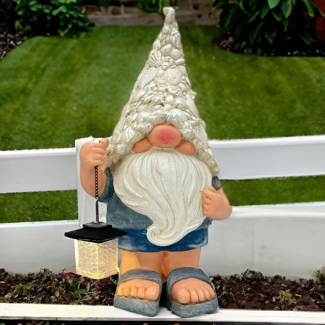 Click here for Galt International LED Solar Gnome Garden Statue... prices