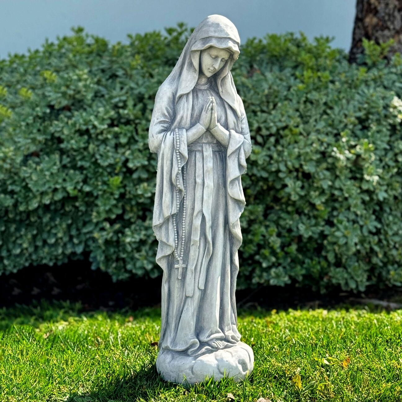 Click here for Galt International Virgin Mary Garden Statue  Gray prices