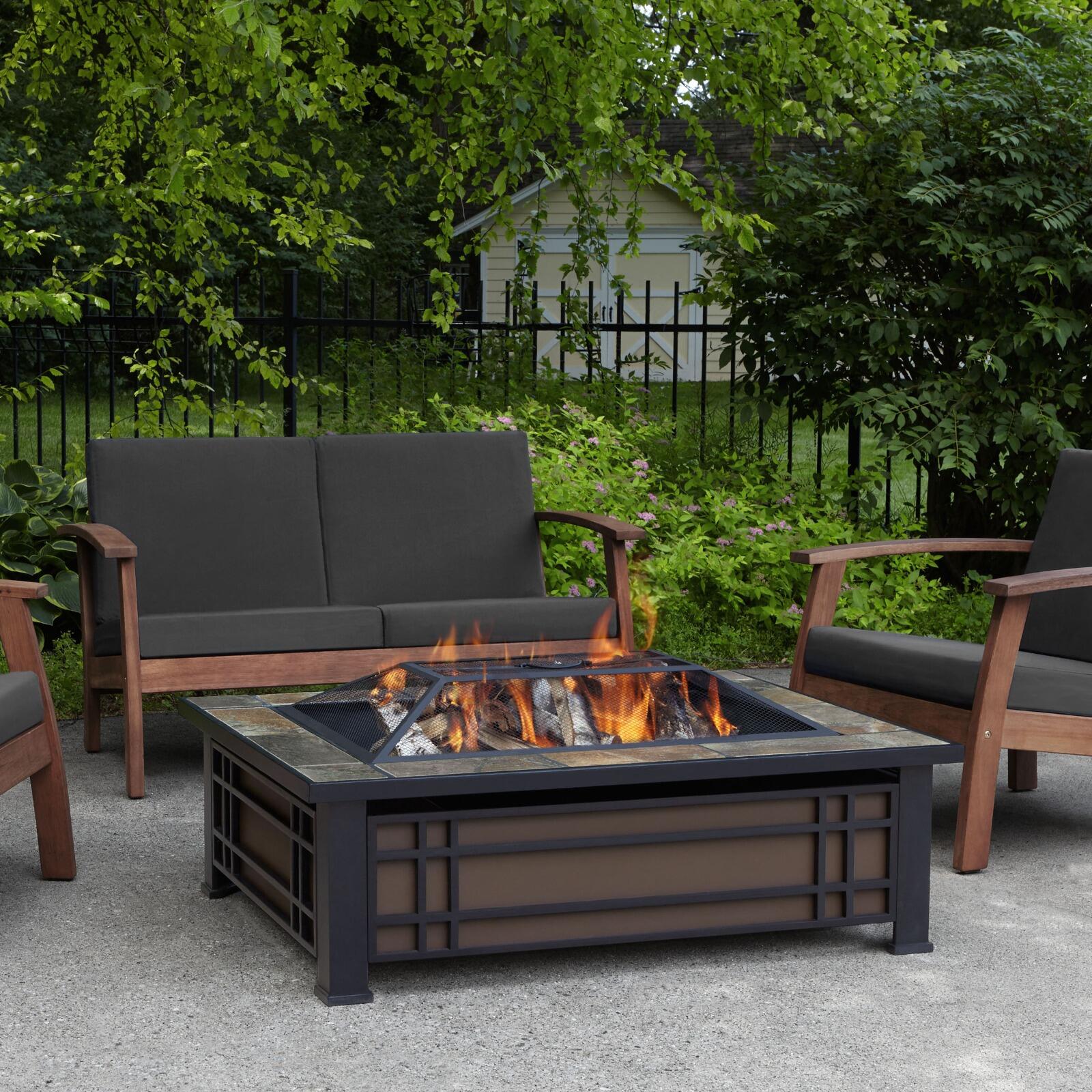 Click here for Real Flame Hudson Wood Burning Fire Pit  Black prices