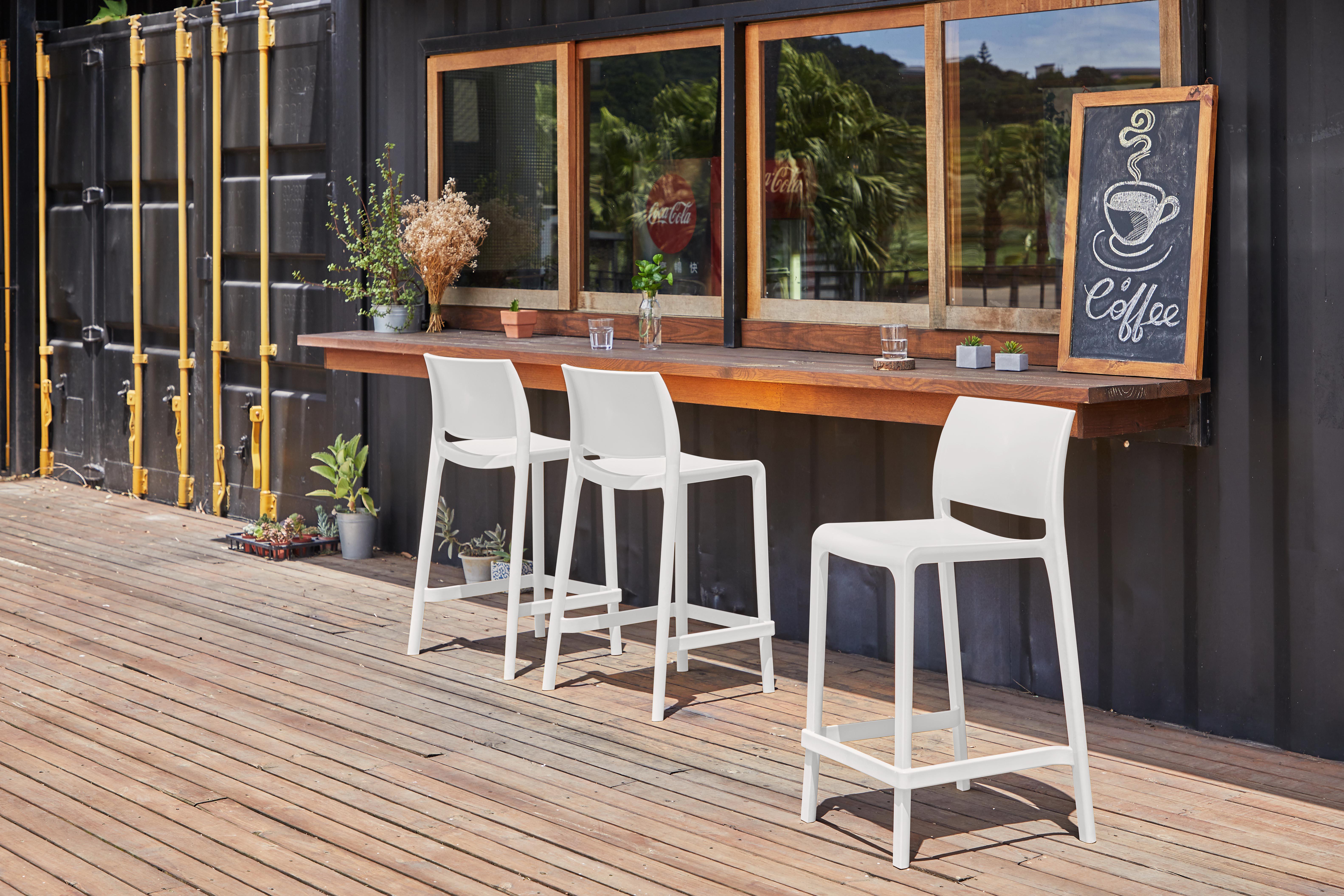 Click here for Sensilla Counter Stool (Set of 2)  White prices