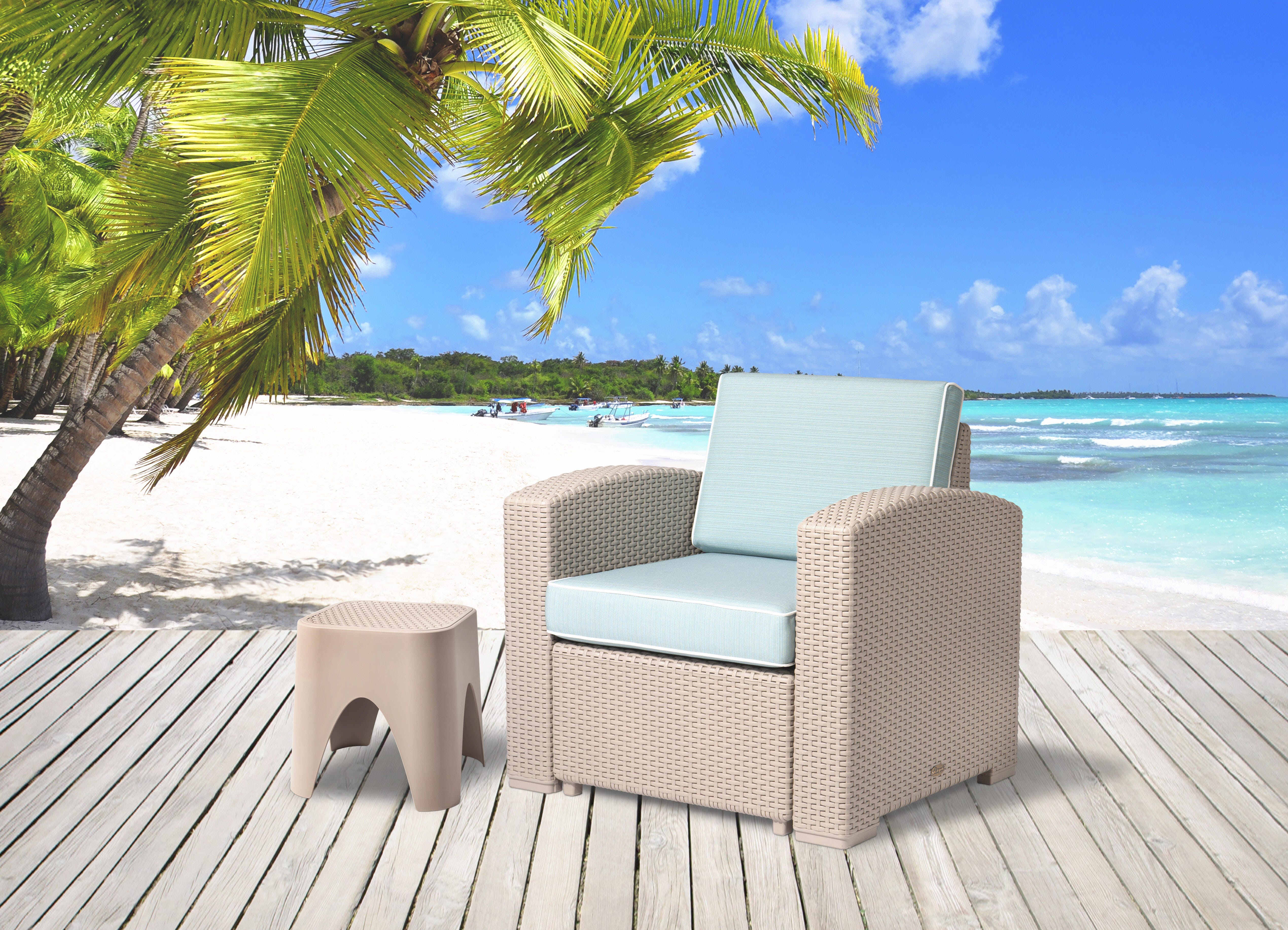Click here for Magnolia Outdoor Lounge Chair  Gray prices