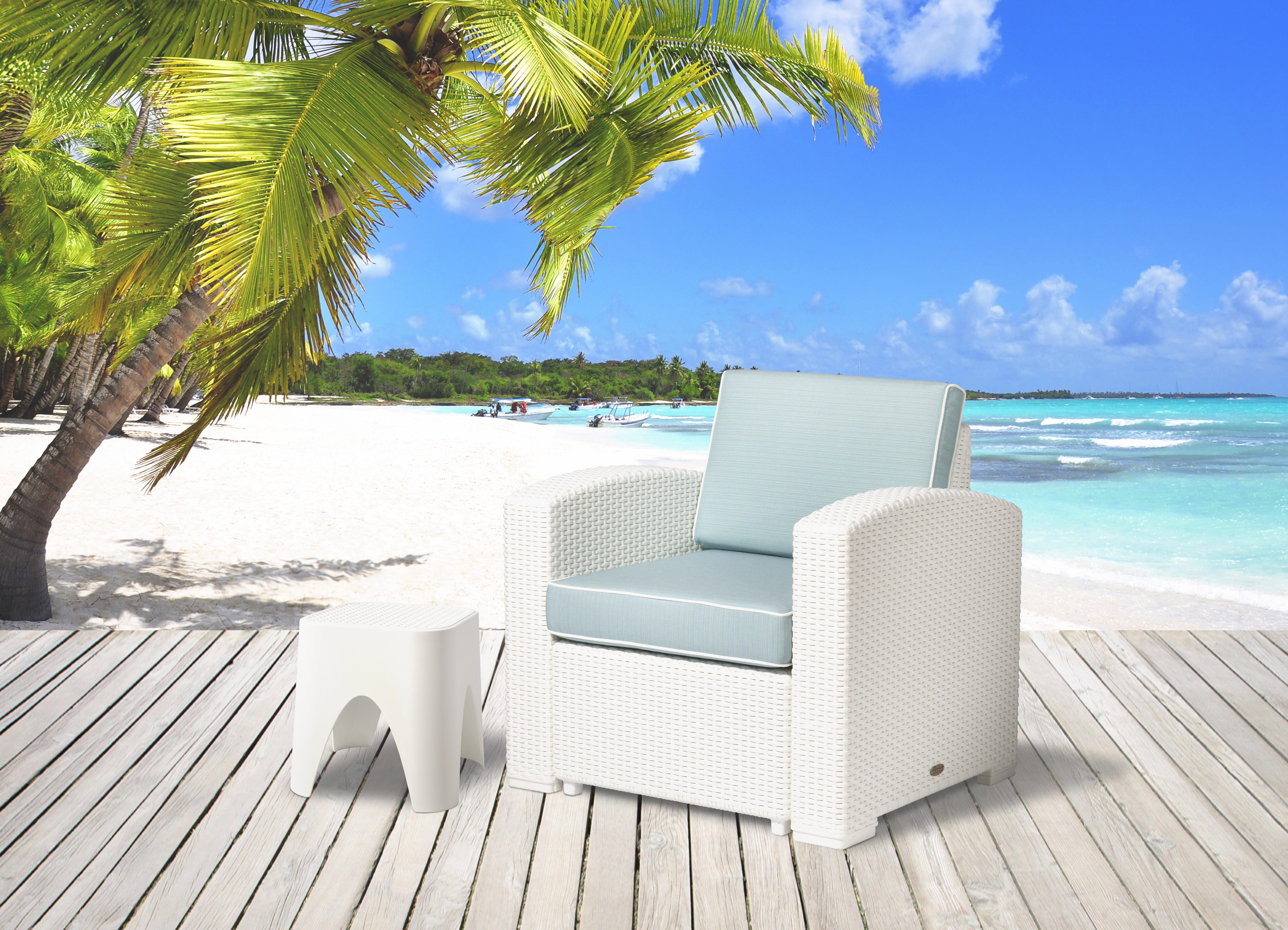 Click here for Magnolia Outdoor Lounge Chair  White prices