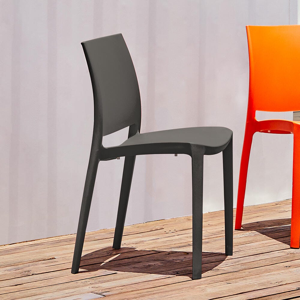 Click here for Sensilla Outdoor Dining Chair (Set of 4)  Charcoal prices