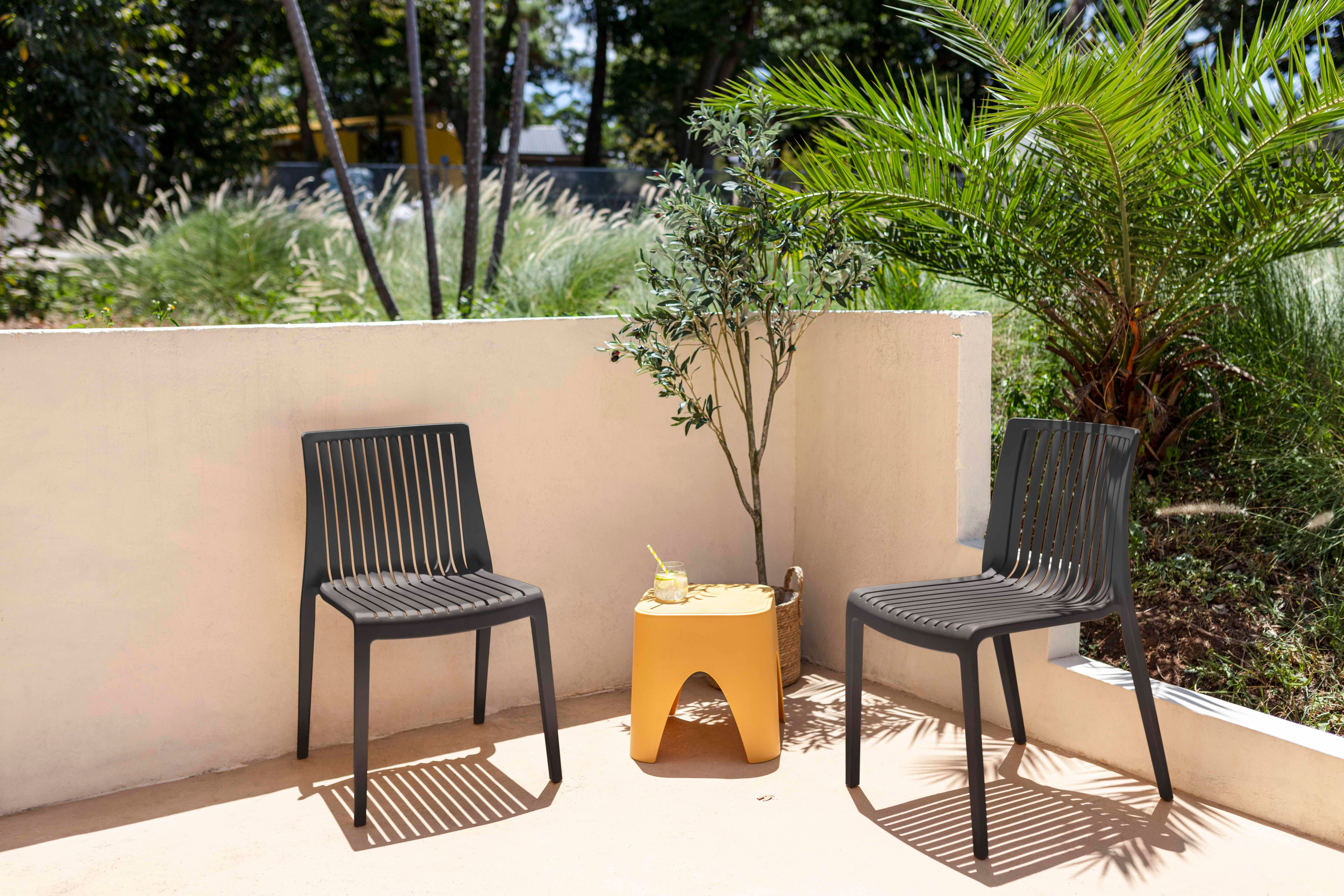 Click here for Milos Outdoor Stackable Dining Chair (Set of 2)  B... prices