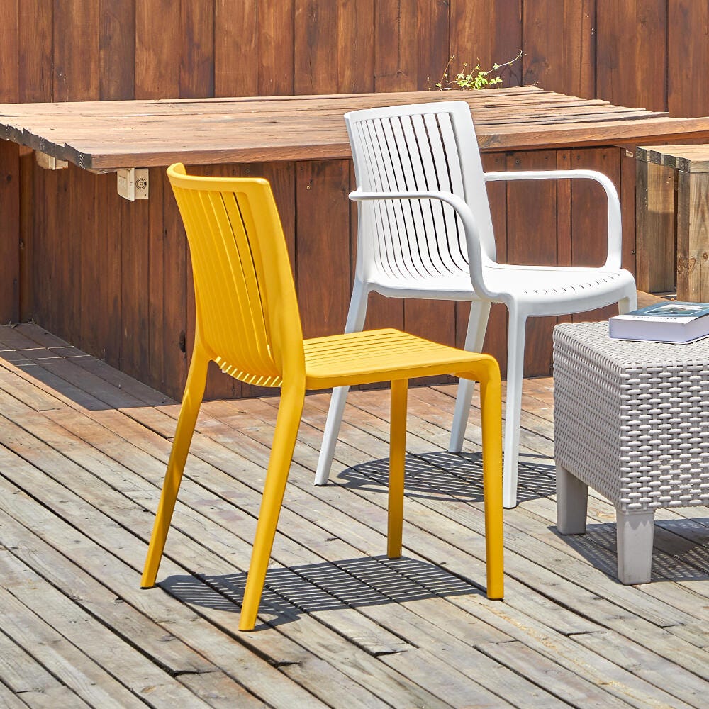 Click here for Milos Outdoor Stackable Dining Chair (Set of 2)  W... prices