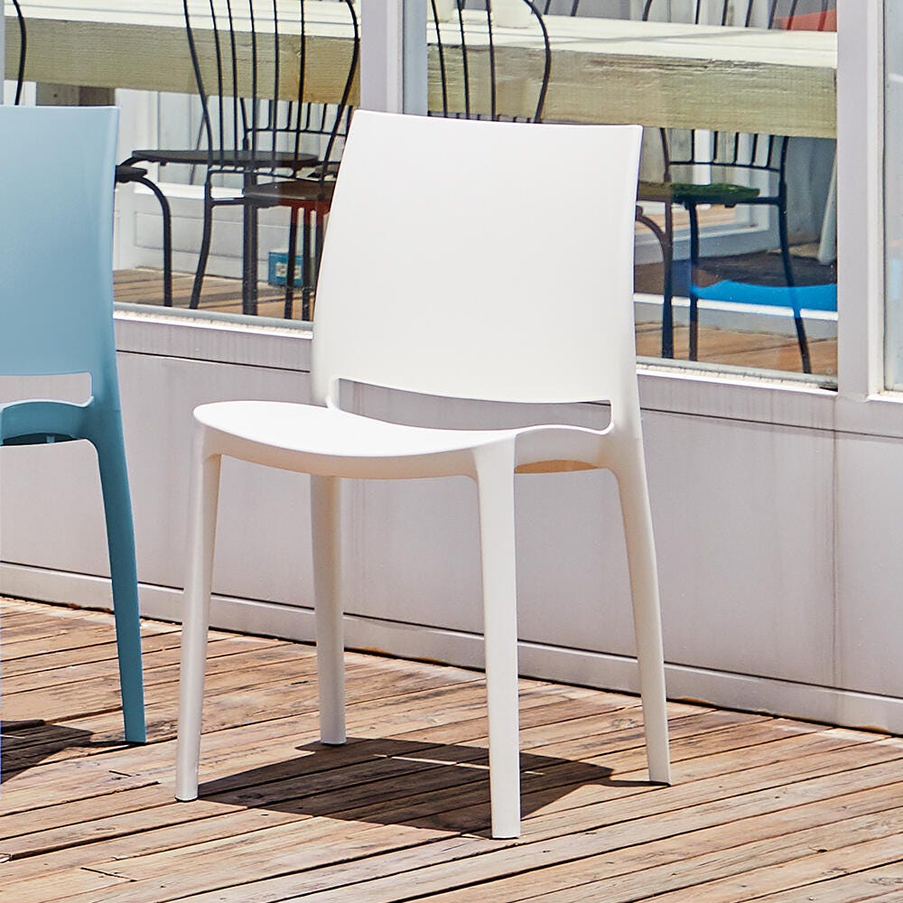 Click here for Sensilla Outdoor Dining Chair (Set of 4)  White prices
