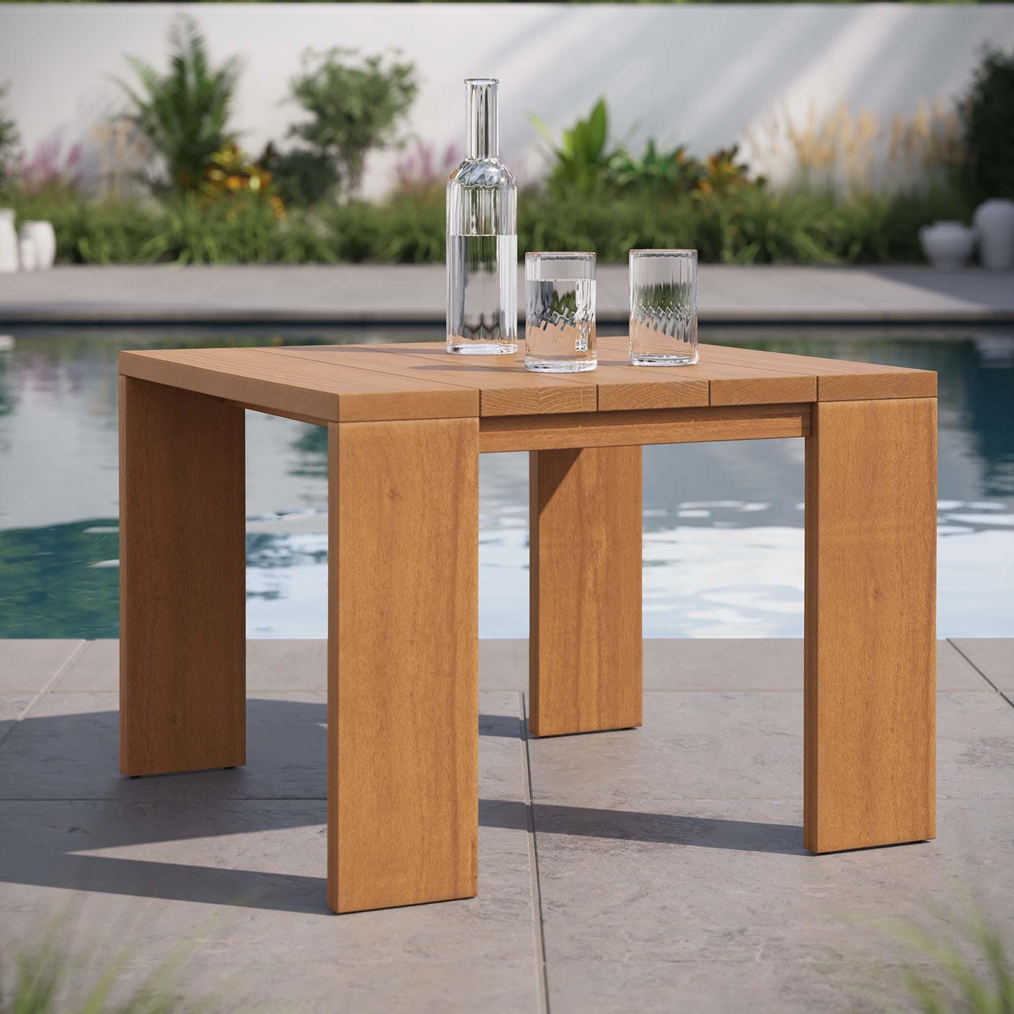 Click here for Modway Tahoe Outdoor Side Table  Natural prices