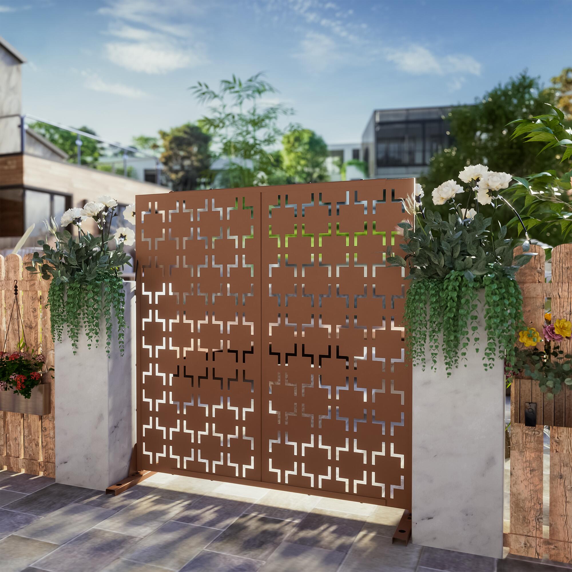 Click here for TranquilBreeze 72 Square Outdoor Privacy Screen  B... prices