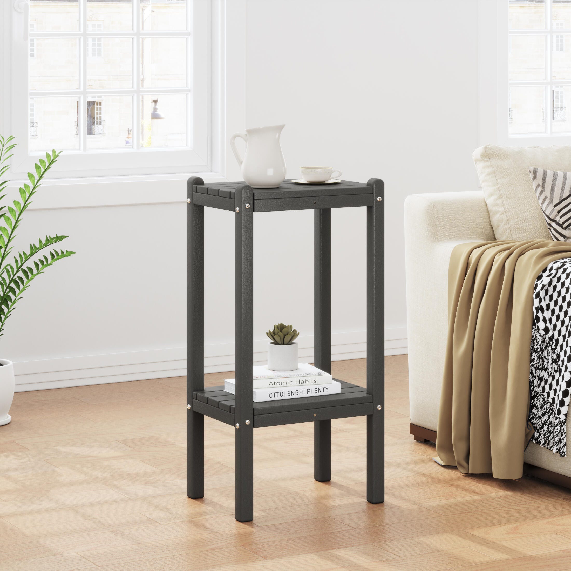 Click here for Westin Furniture Otto Outdoor Two Shelf Side Table... prices
