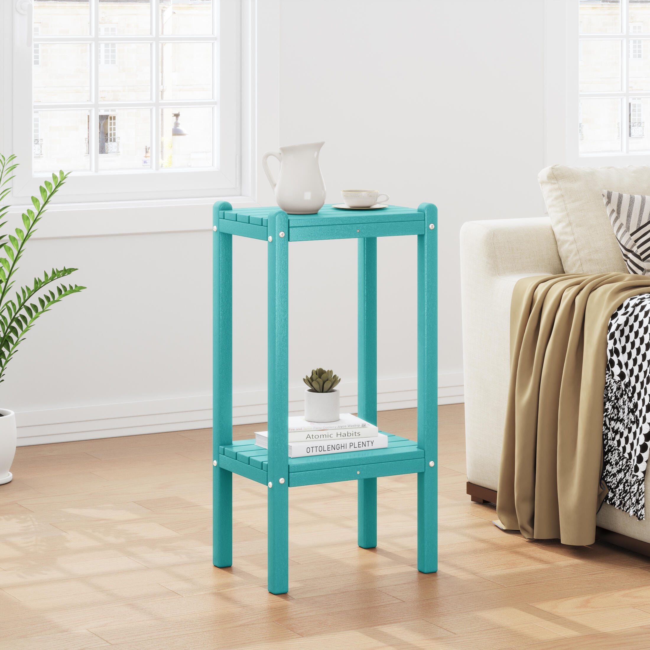 Click here for Westin Furniture Otto Outdoor Two Shelf Side Table... prices