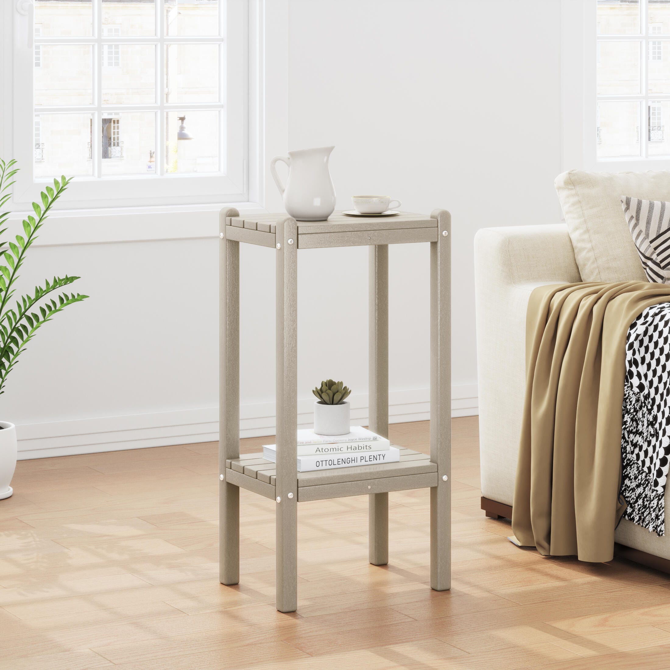 Click here for Westin Furniture Otto Outdoor Two Shelf Side Table... prices