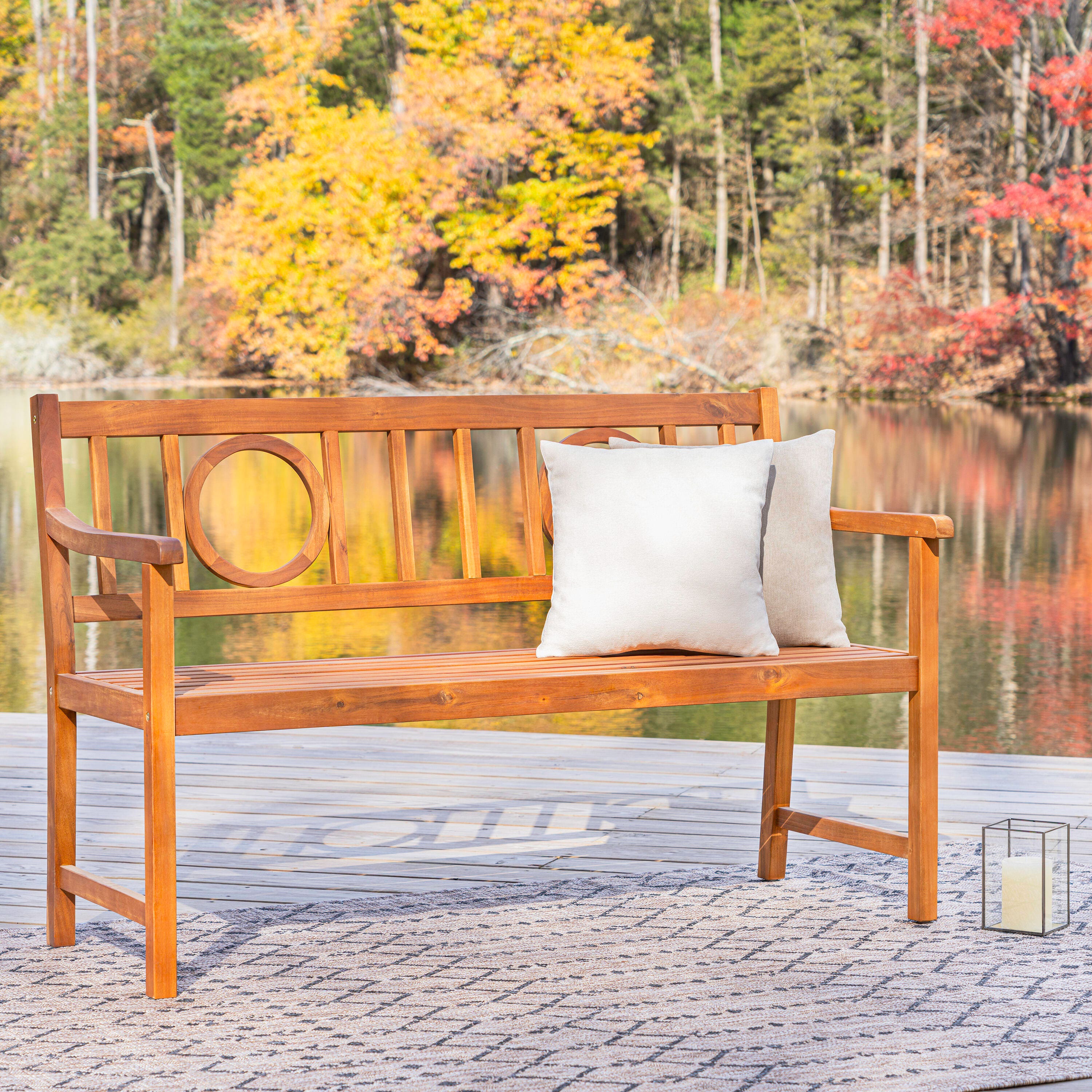 Click here for Jonathan Y Apollo Outdoor Bench  Teak prices