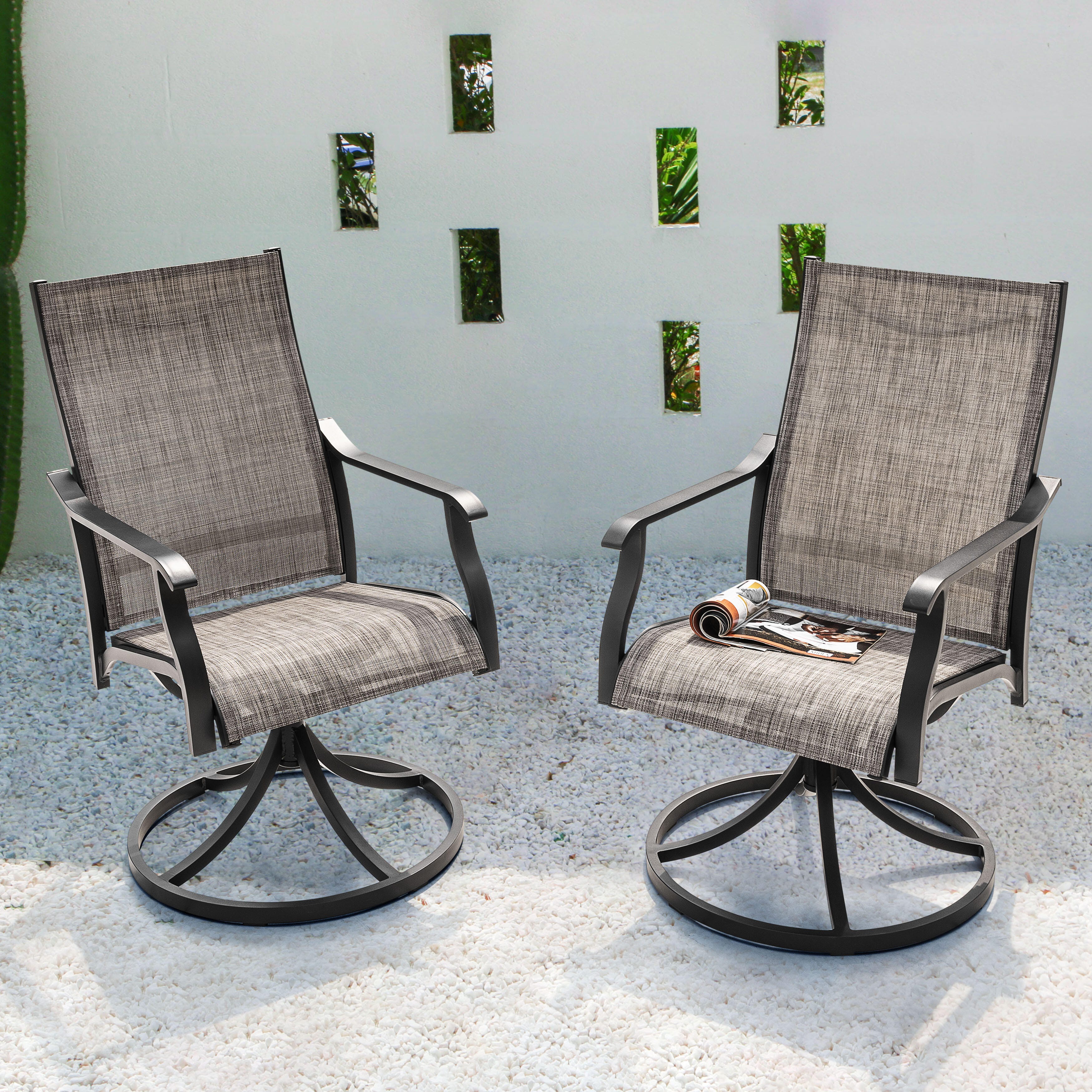 Click here for Nuu Garden Outdoor Swivel Lounge Chair (Set of 2)... prices