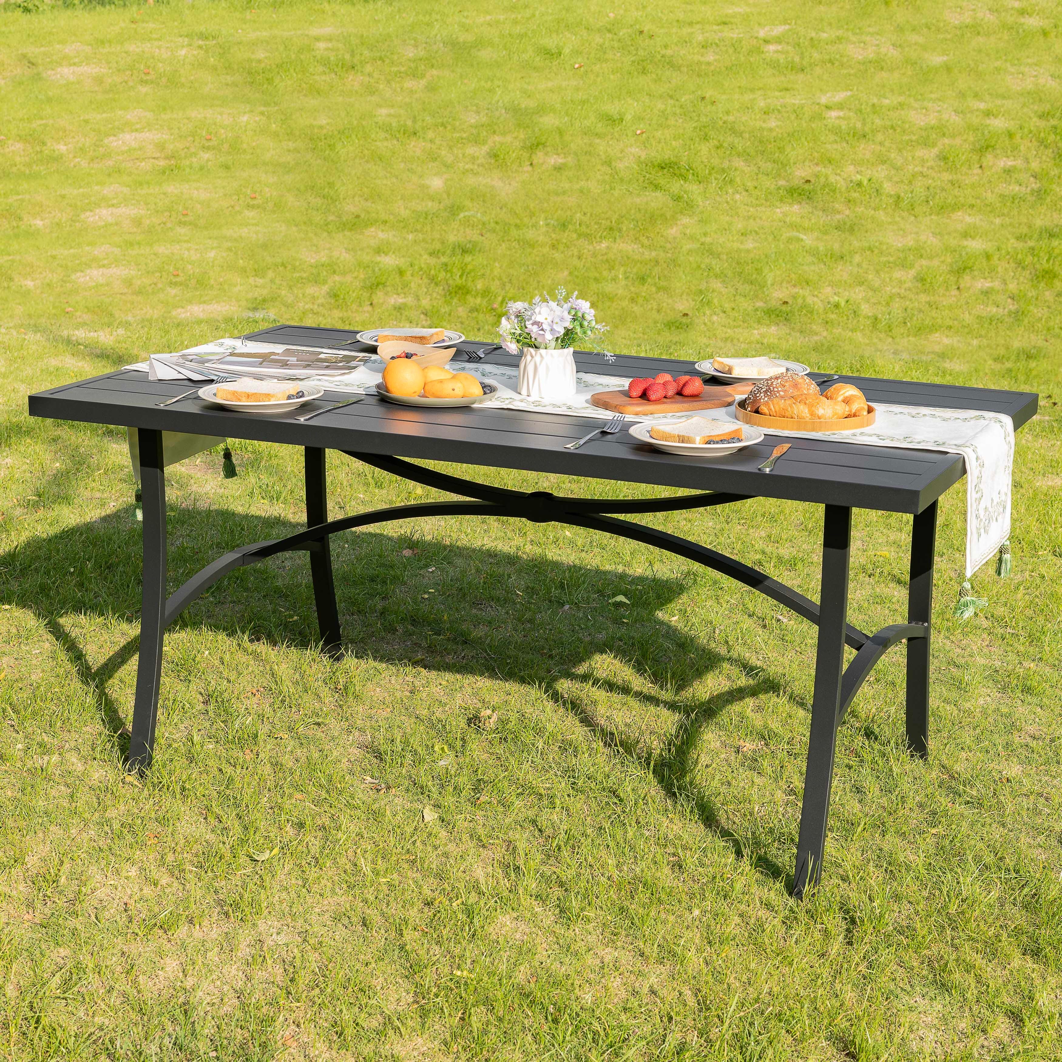 Click here for Nuu Garden Outdoor Dining Table  Black prices