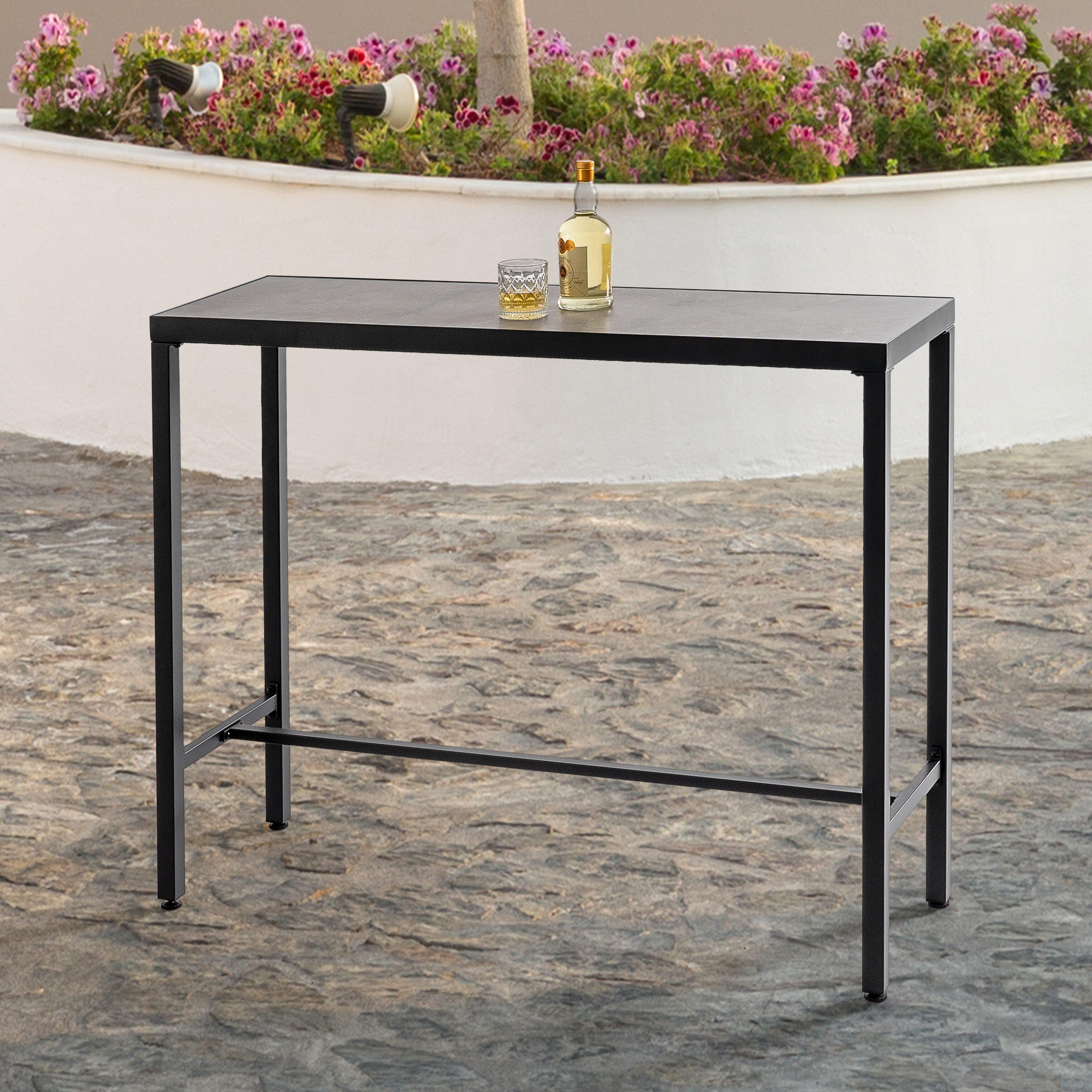 Click here for Nuu Garden Outdoor Bar Table  Black prices