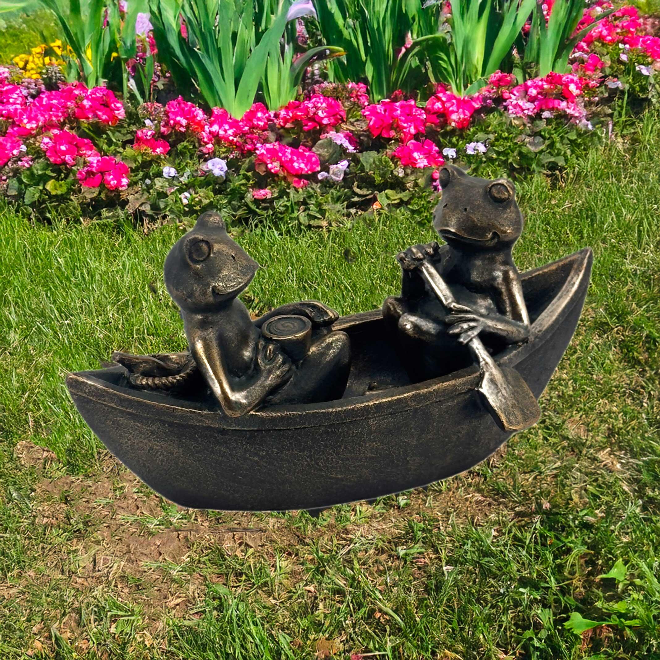 Click here for Galt International Outdoor Garden Rowing Frogs Sta... prices