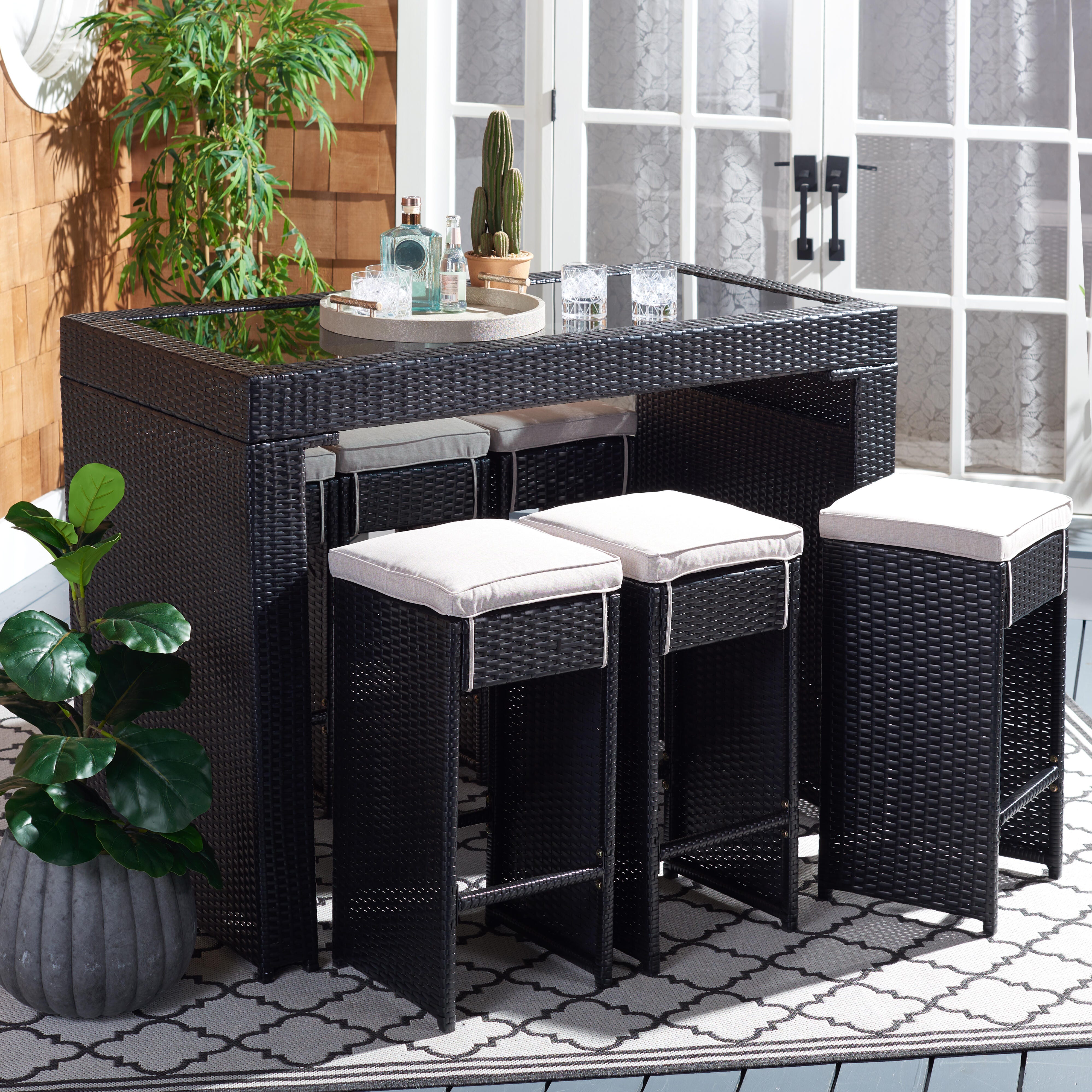 Click here for Safavieh Horus Outdoor Dining Table and 6 Stools... prices