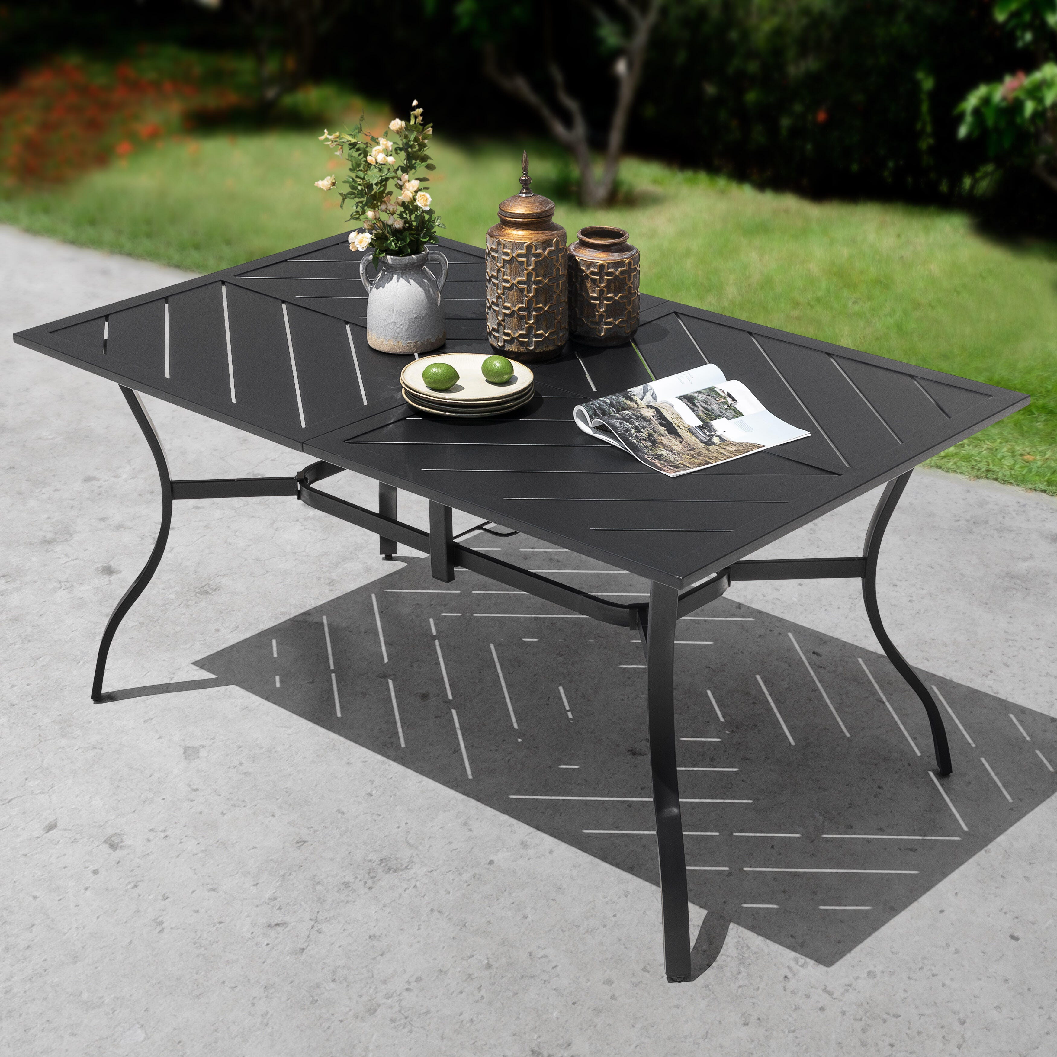 Click here for Nuu Garden Outdoor Dining Table  Black prices