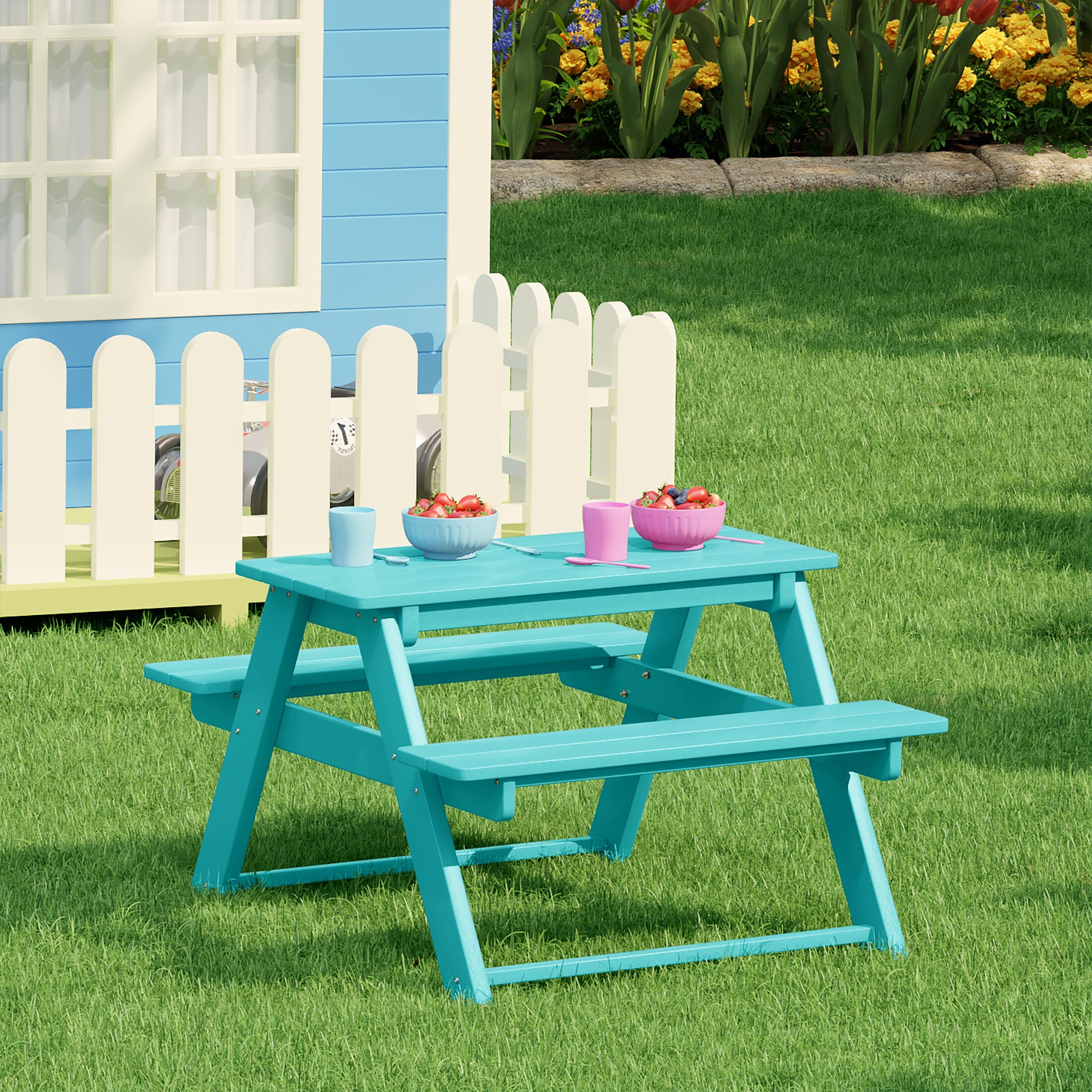 Click here for Westin Furniture Laguna Kids Outdoor Picnic Table... prices