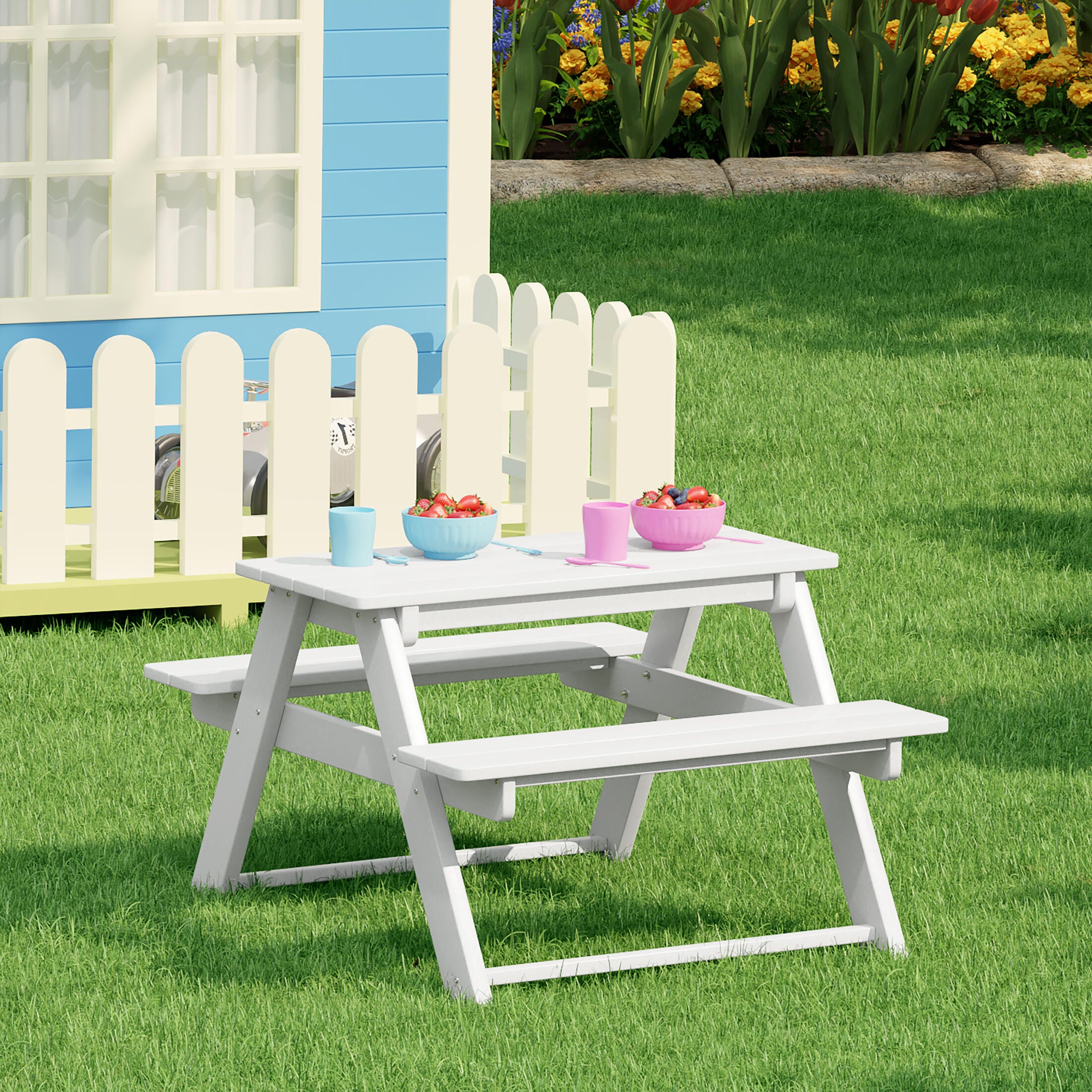 Click here for Westin Furniture Laguna Kids Outdoor Picnic Table... prices