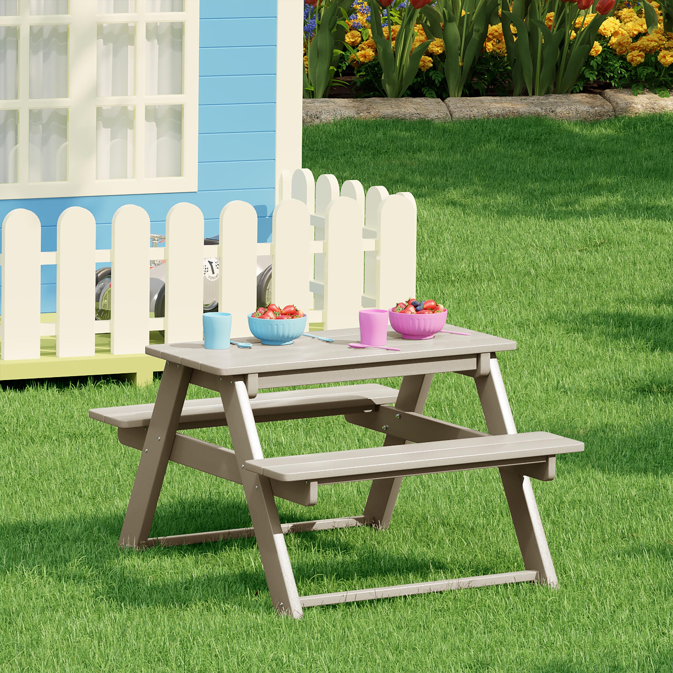 Click here for Westin Furniture Laguna Kids Outdoor Picnic Table... prices