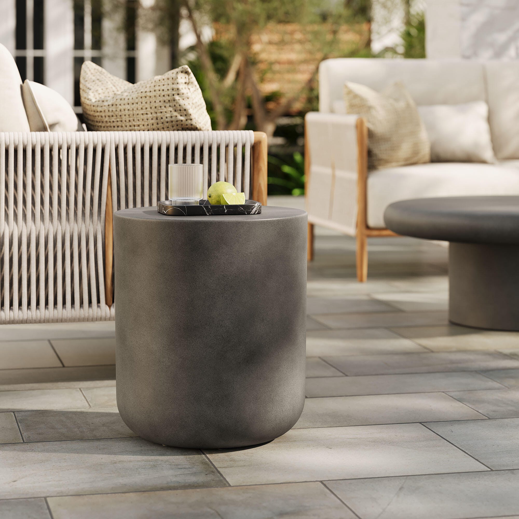 Click here for Modway Brion Outdoor Stool  Gray prices