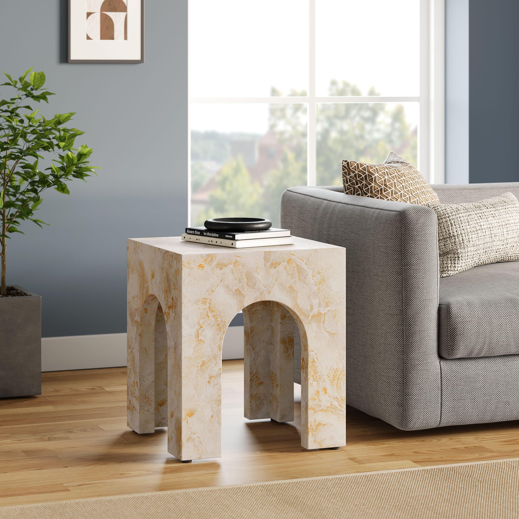 Click here for Modway Valen Outdoor Side Table  Honey prices