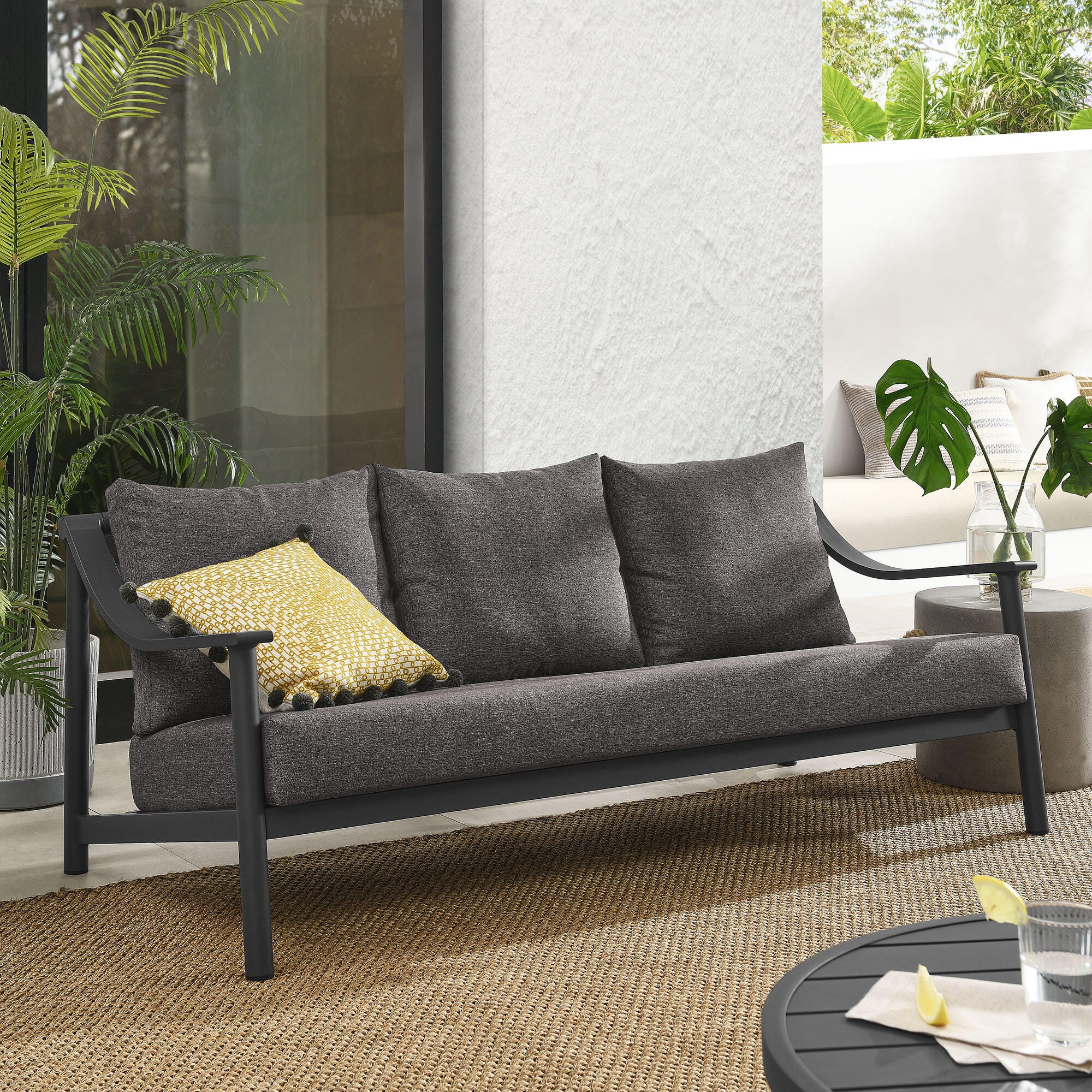 Click here for Modway Terrace Outdoor Sofa  Carbon/Graphite prices