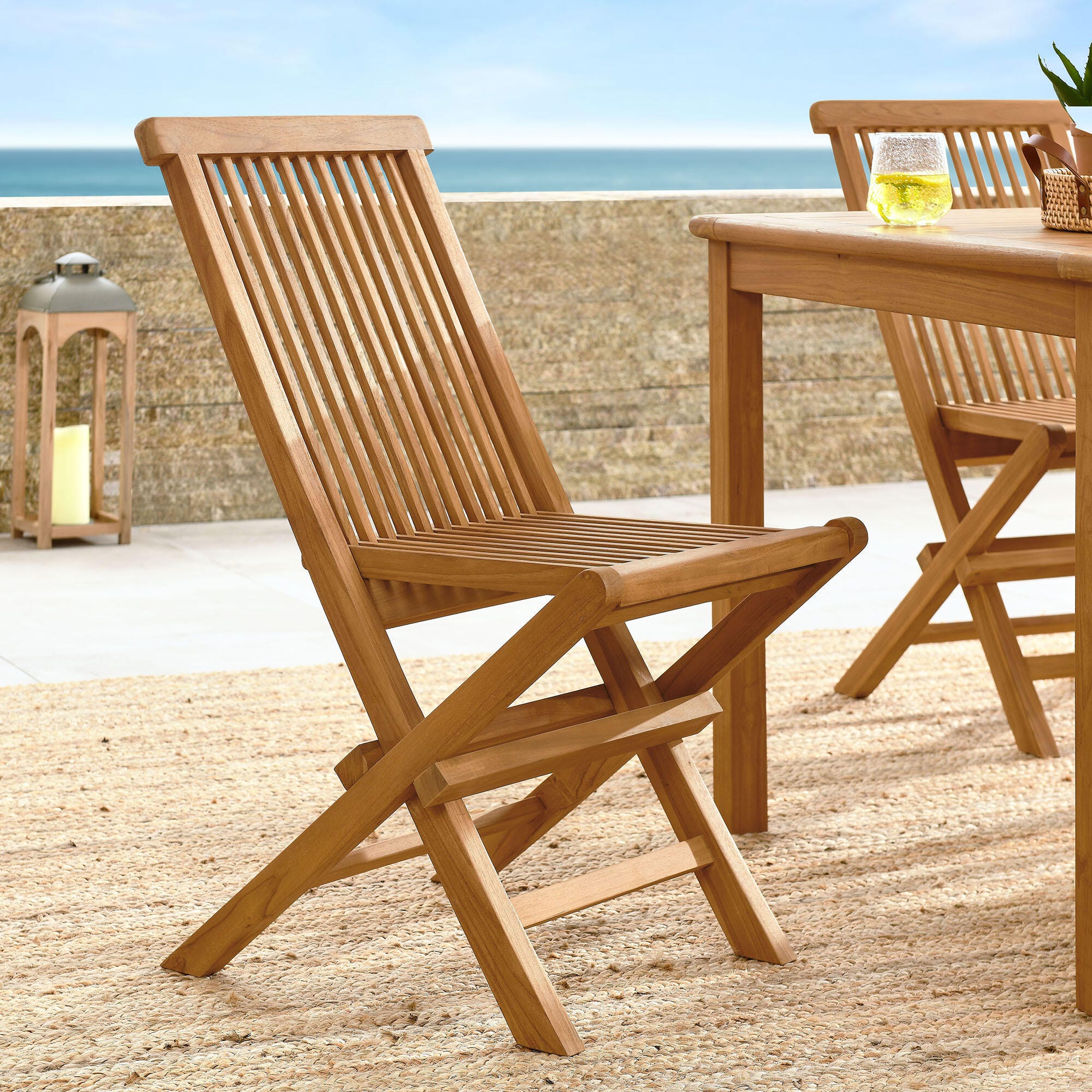 Click here for Modway Vienna Outdoor Folding Dining Chair (Set of... prices