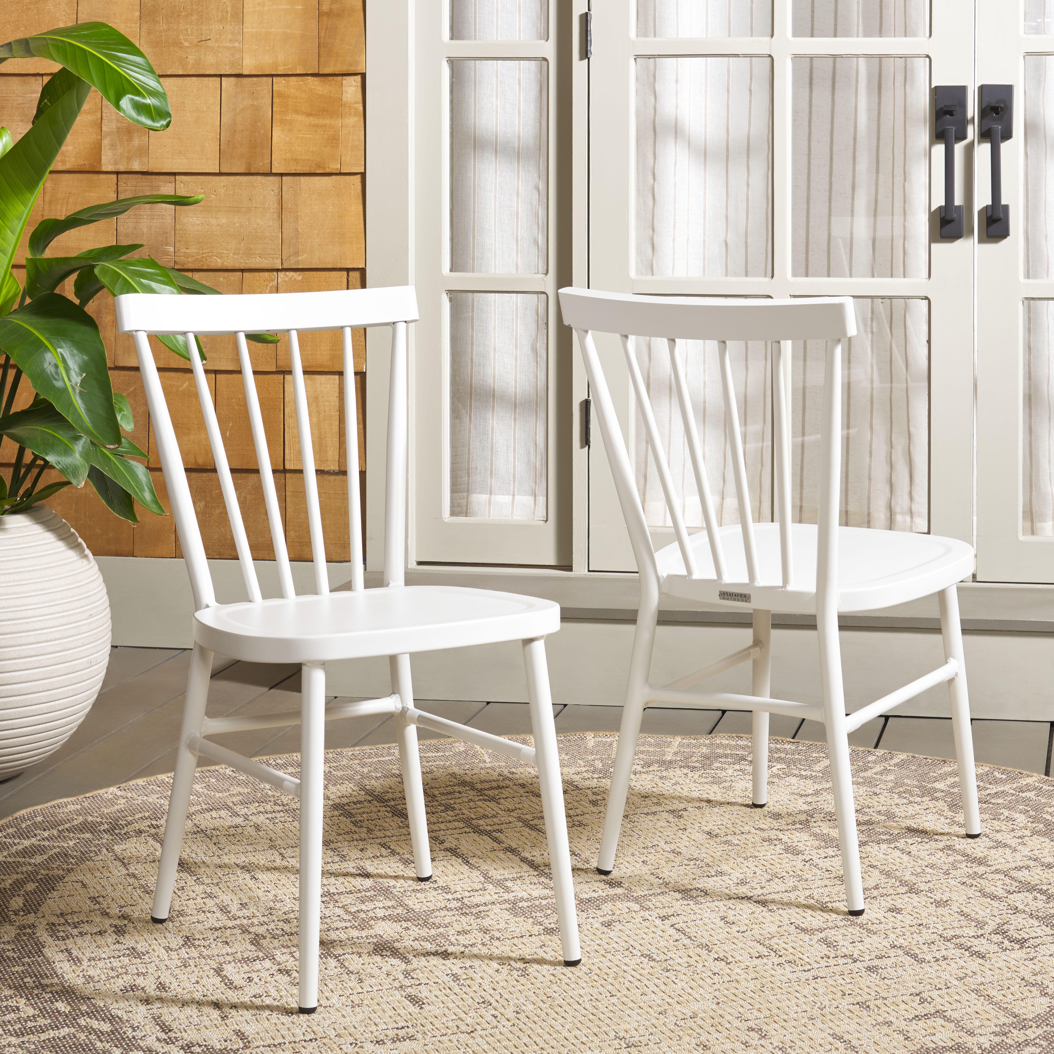 Click here for Safavieh Core Outdoor Dining Chair (Set of 2)  Whi... prices