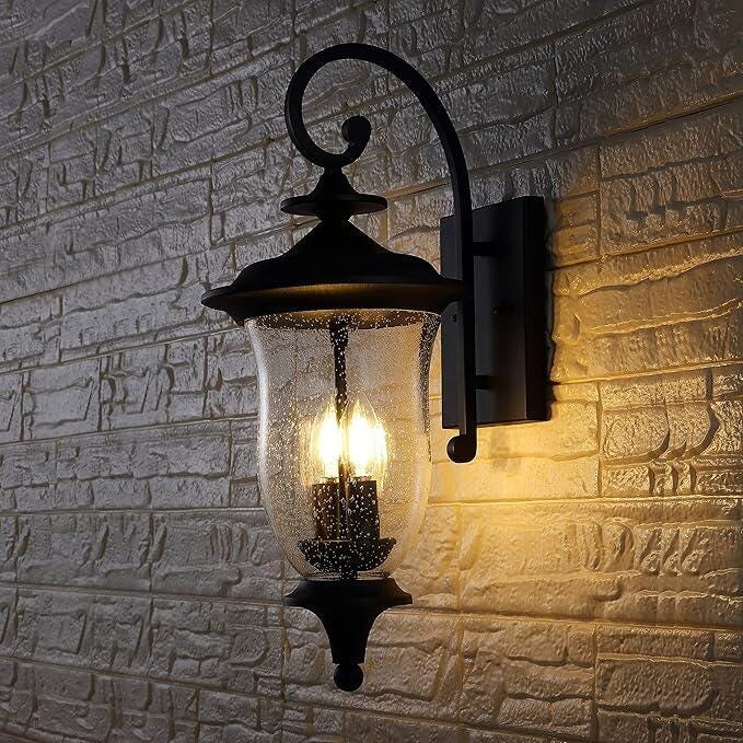Click here for Safavieh Dowell Outdoor Sconce (Set of 2)  Black prices