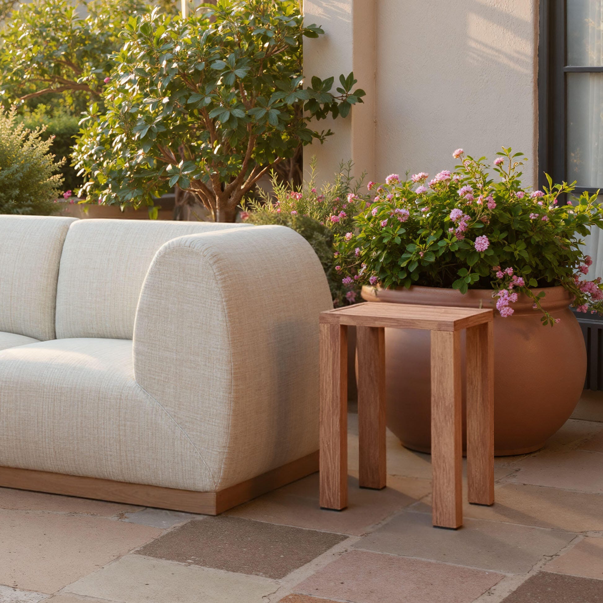 Click here for Erika Home Regels Outdoor Side Table  Natural prices