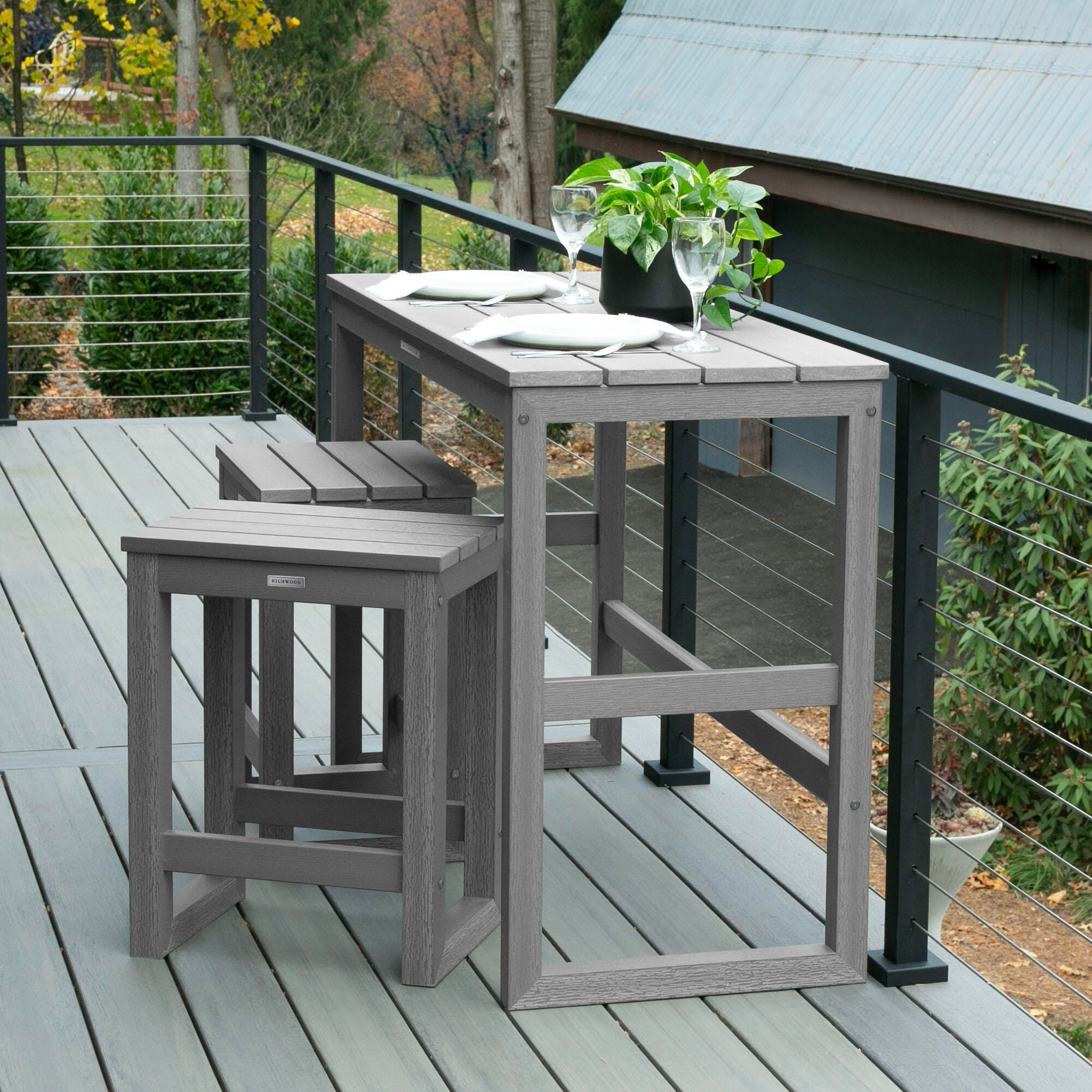 Click here for Highwood Monroe Outdoor Counter Height Balcony Tab... prices