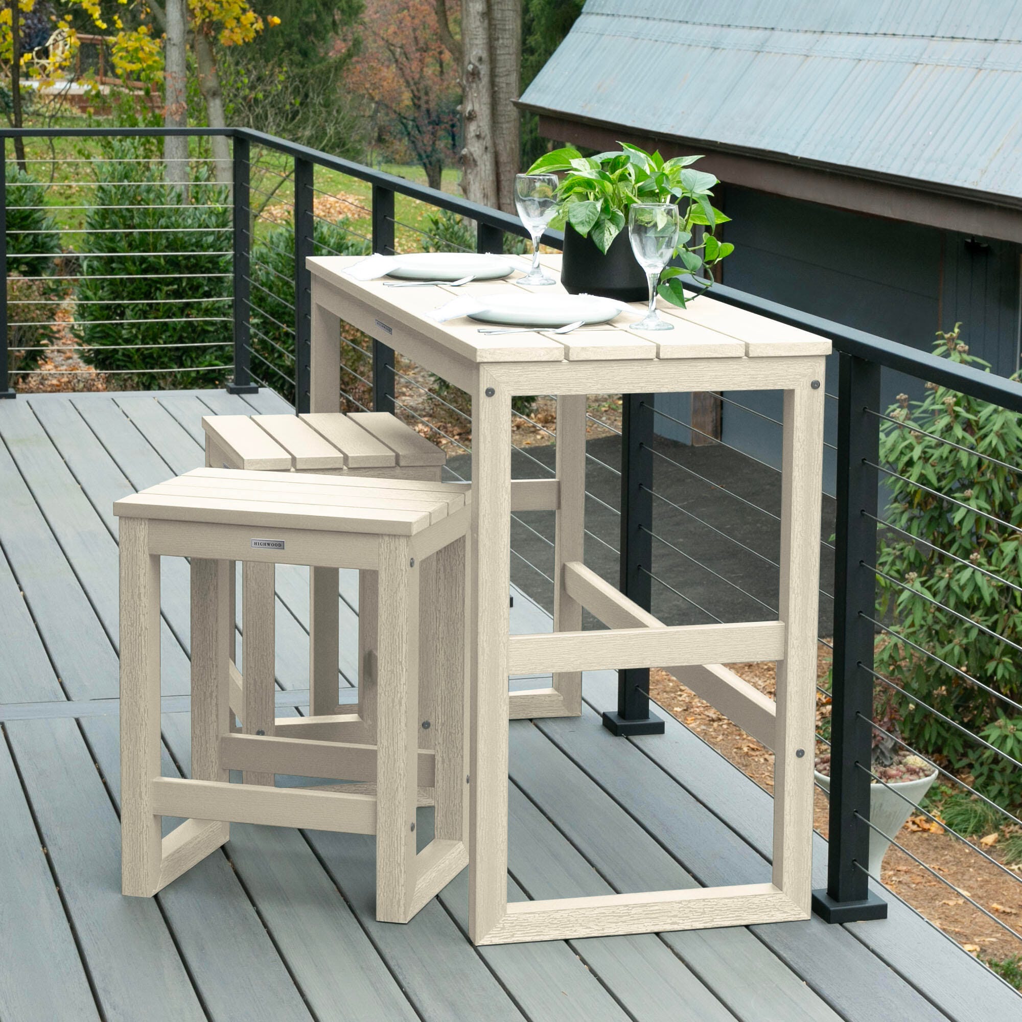 Click here for Highwood Monroe Outdoor Counter Height Balcony Tab... prices