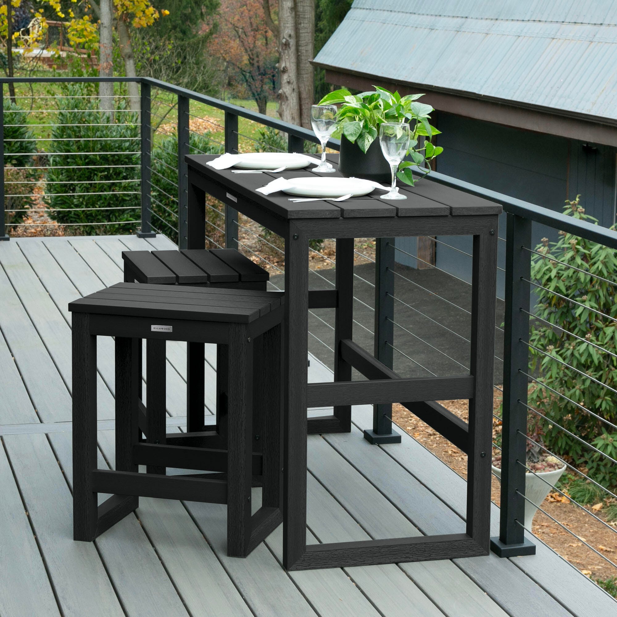 Click here for Highwood Monroe Outdoor Counter Height Balcony Tab... prices