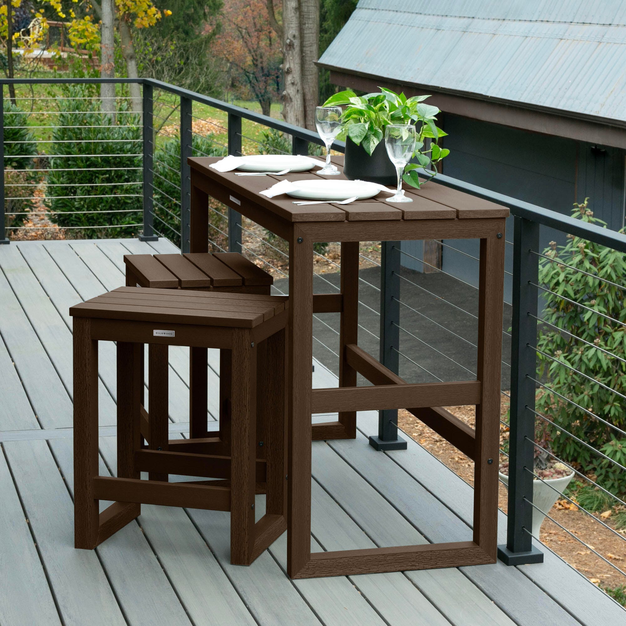 Click here for Highwood Monroe Outdoor Counter Height Balcony Tab... prices
