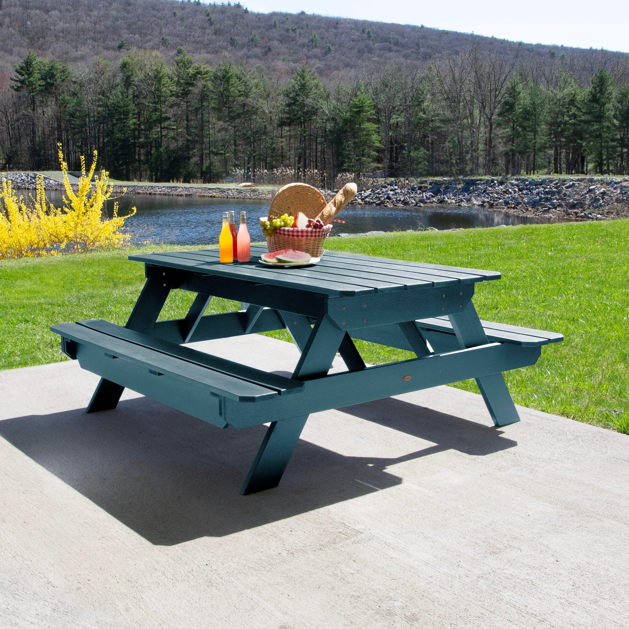 Click here for Highwood Hometown Outdoor Picnic Table  Nantucket... prices