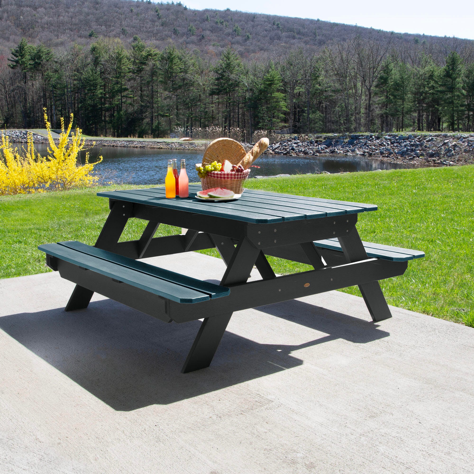 Click here for Highwood Hometown Outdoor Picnic Table  Shale prices