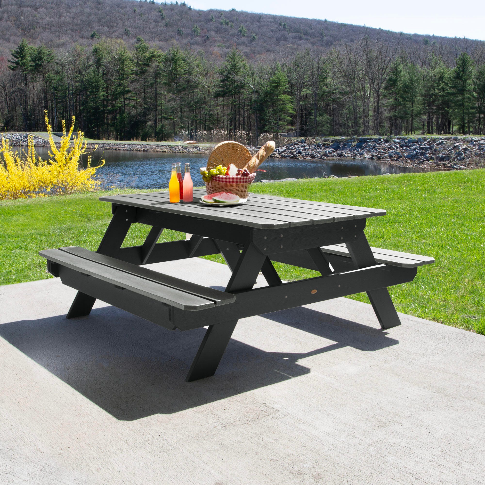 Click here for Highwood Hometown Outdoor Picnic Table  Flint prices