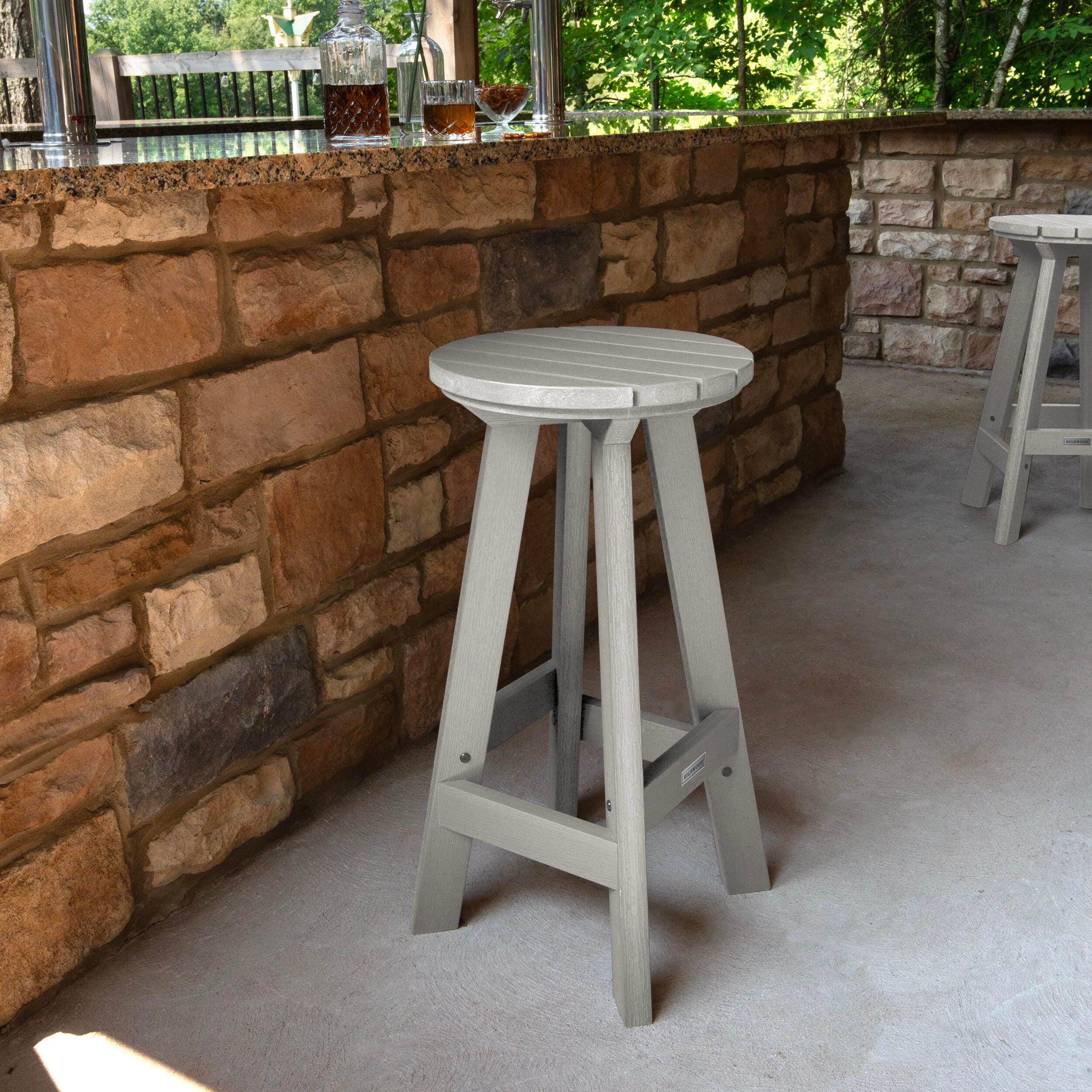 Click here for Highwood Birch Outdoor Bar Stool  Harbor Gray prices