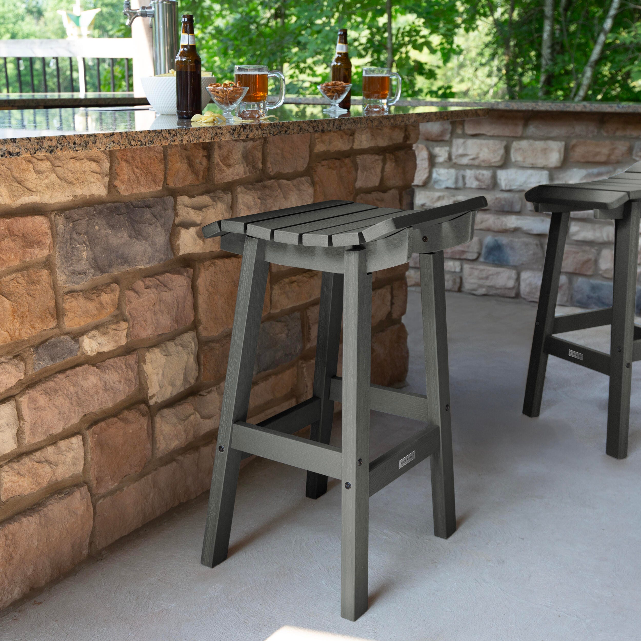 Click here for Highwood Summit Outdoor Bar Stool  Coastal Teak prices