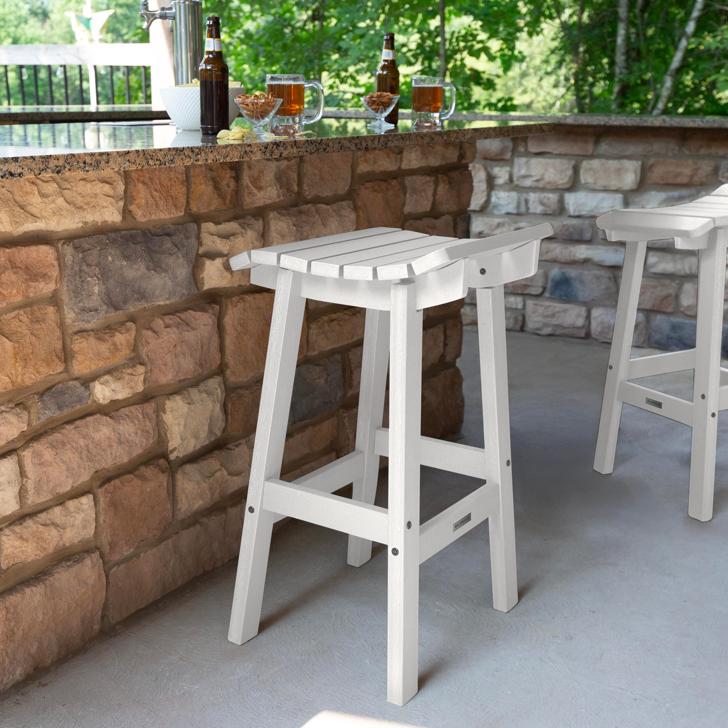 Click here for Highwood Summit Outdoor Bar Stool  White prices