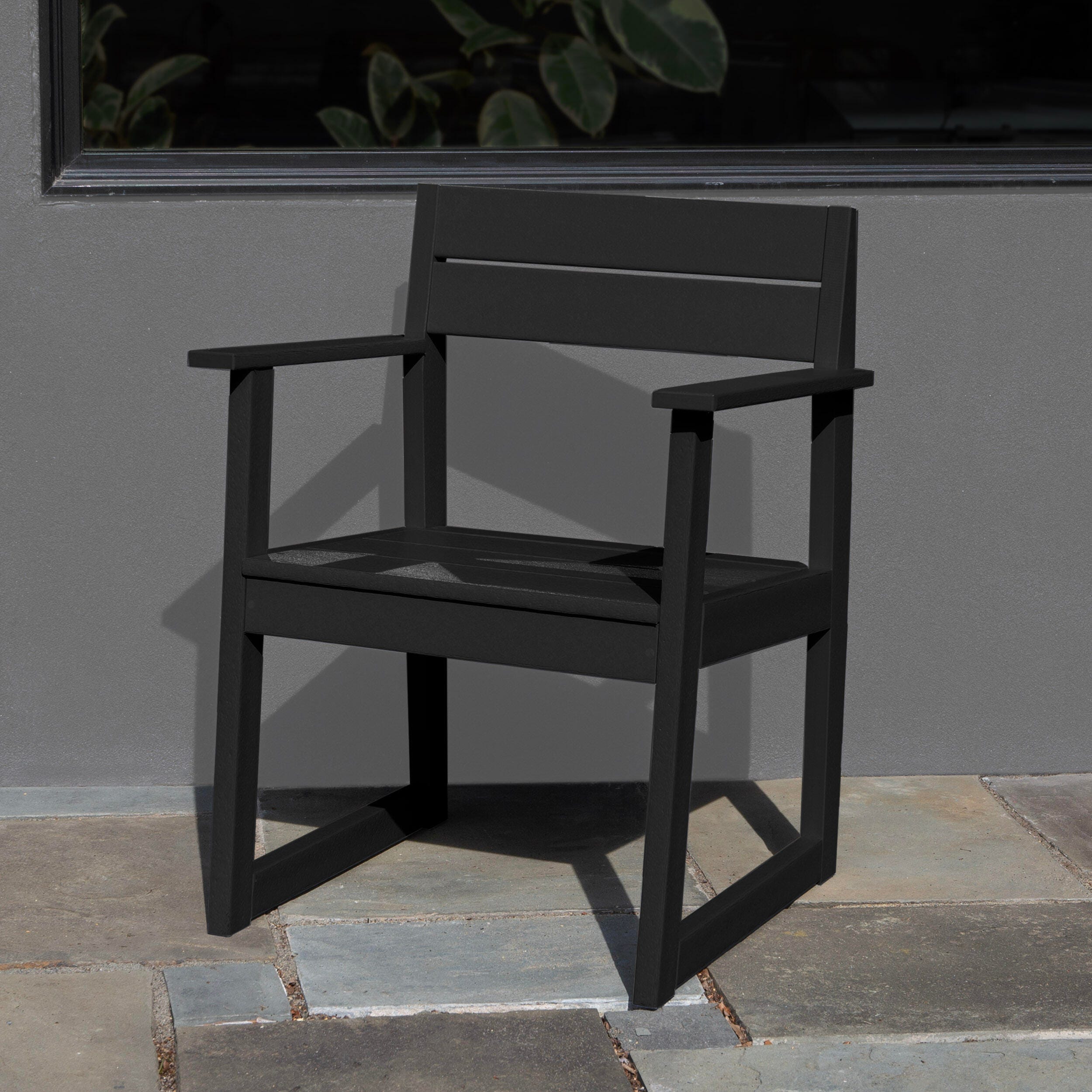 Click here for Bahia Verde Haven Outdoor Dining Armchair  Black S... prices