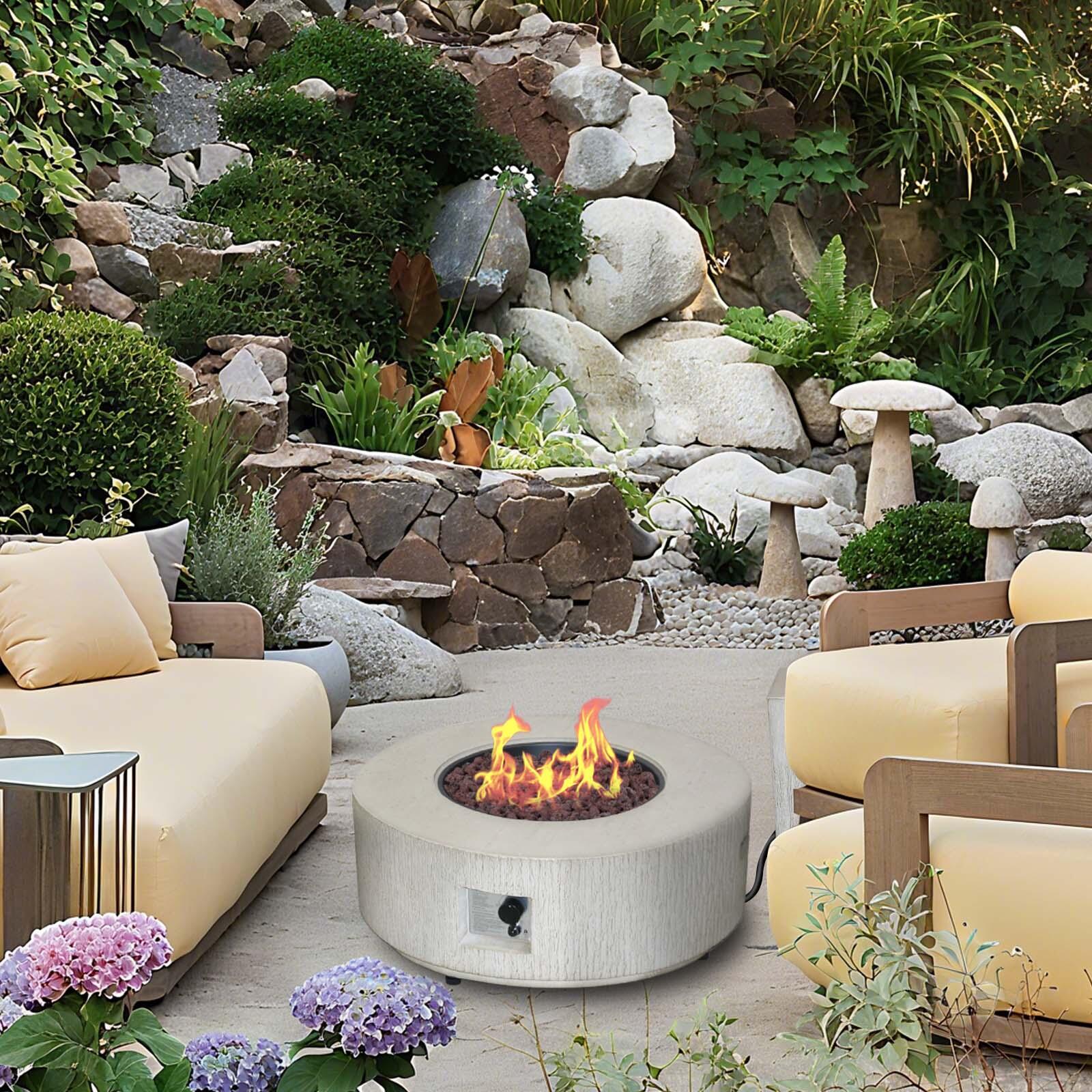 Click here for Afterglow Outdoor Solid Firepit  Gray prices