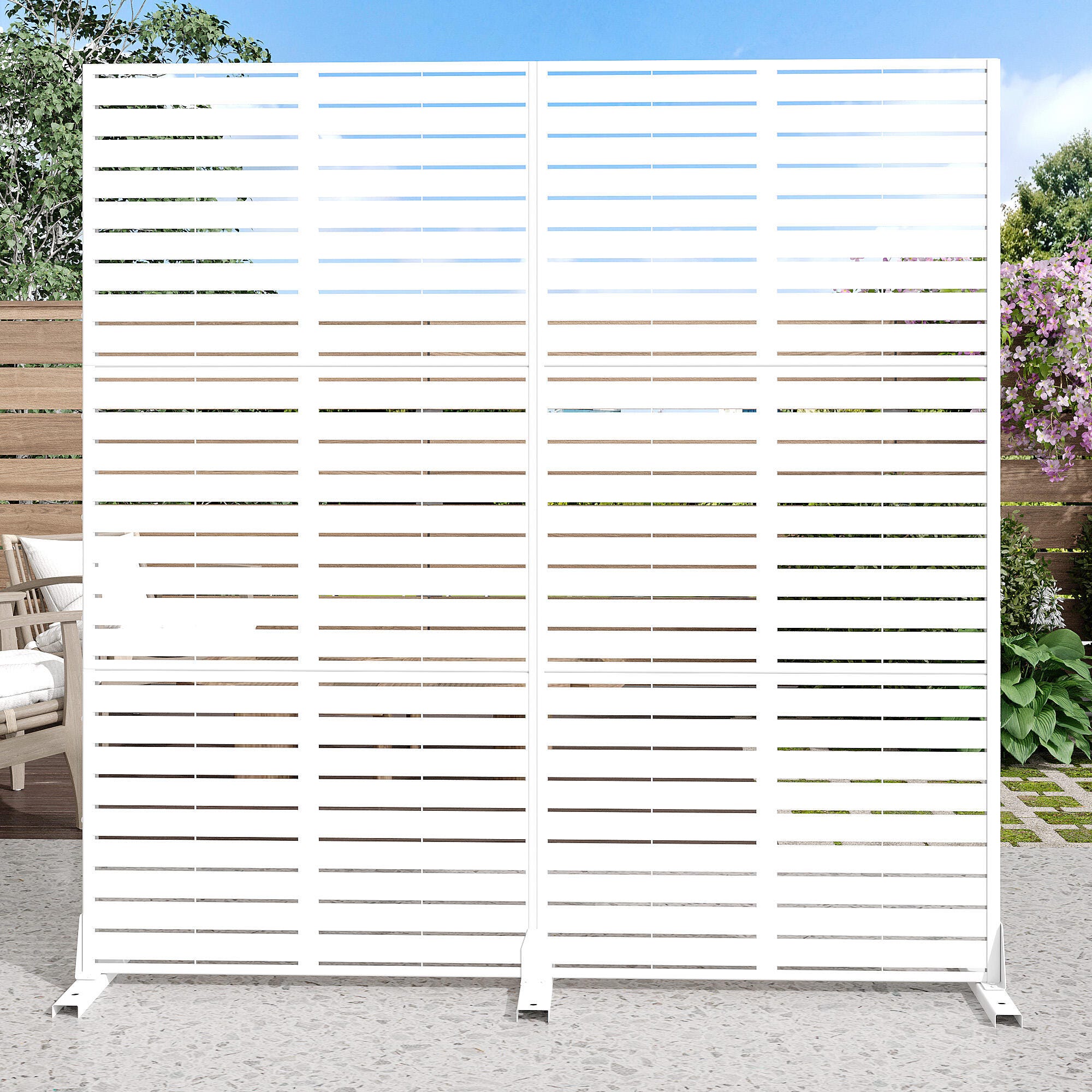 Click here for Dovelina TranquilBreeze 72 Wide Outdoor Privacy Sc... prices