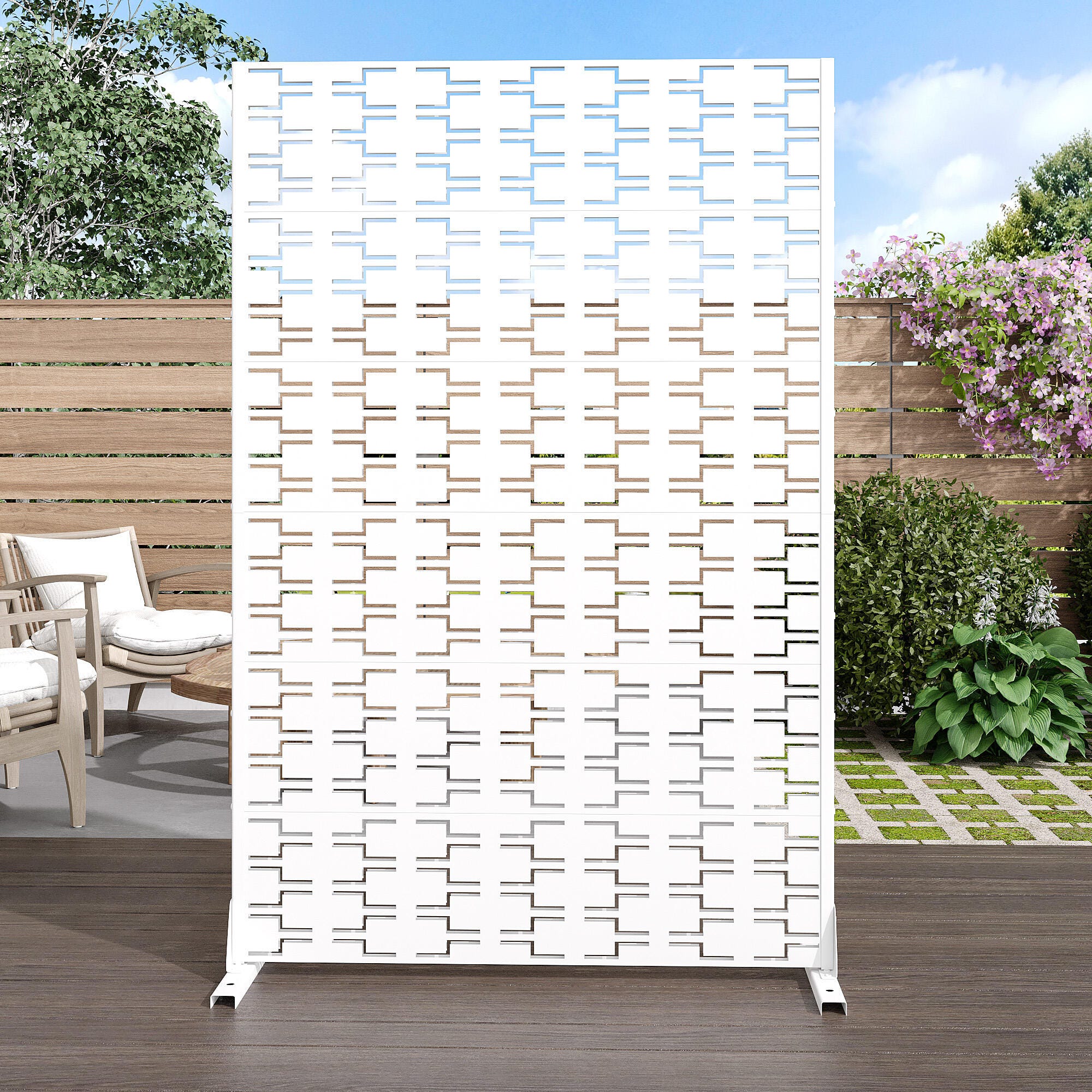 Click here for Dovelina Verano 72 Outdoor Brick Pattern Privacy S... prices