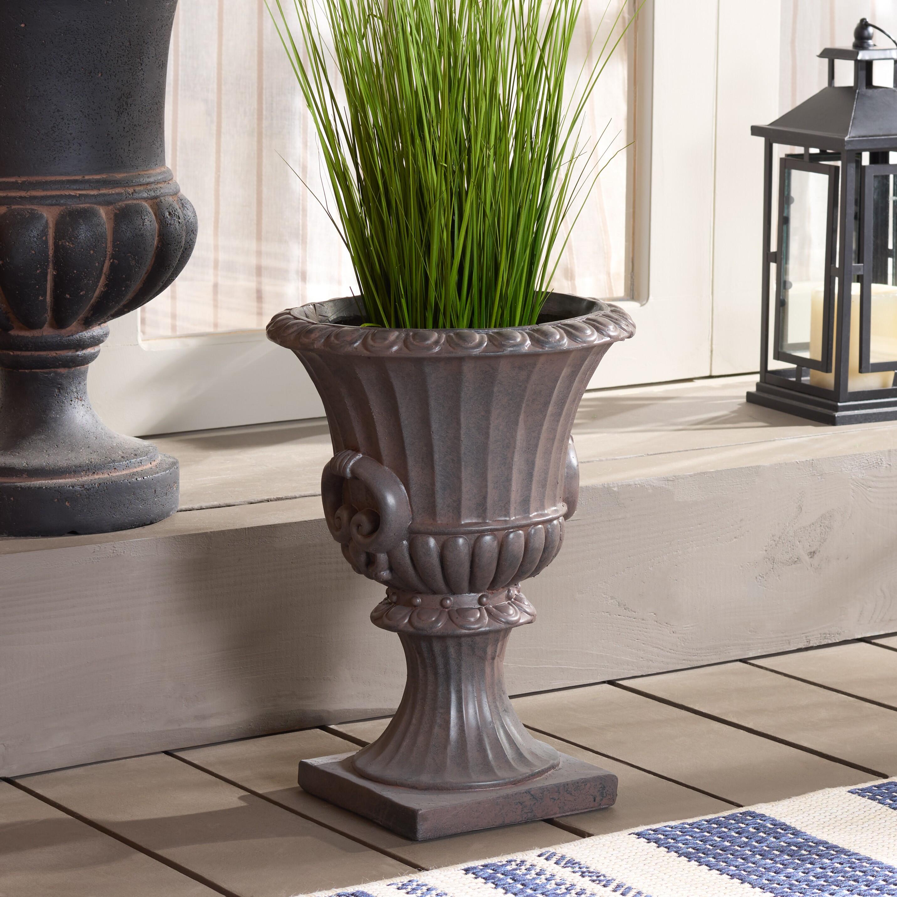 Click here for Safavieh Arden Outdoor Planter  Brown prices