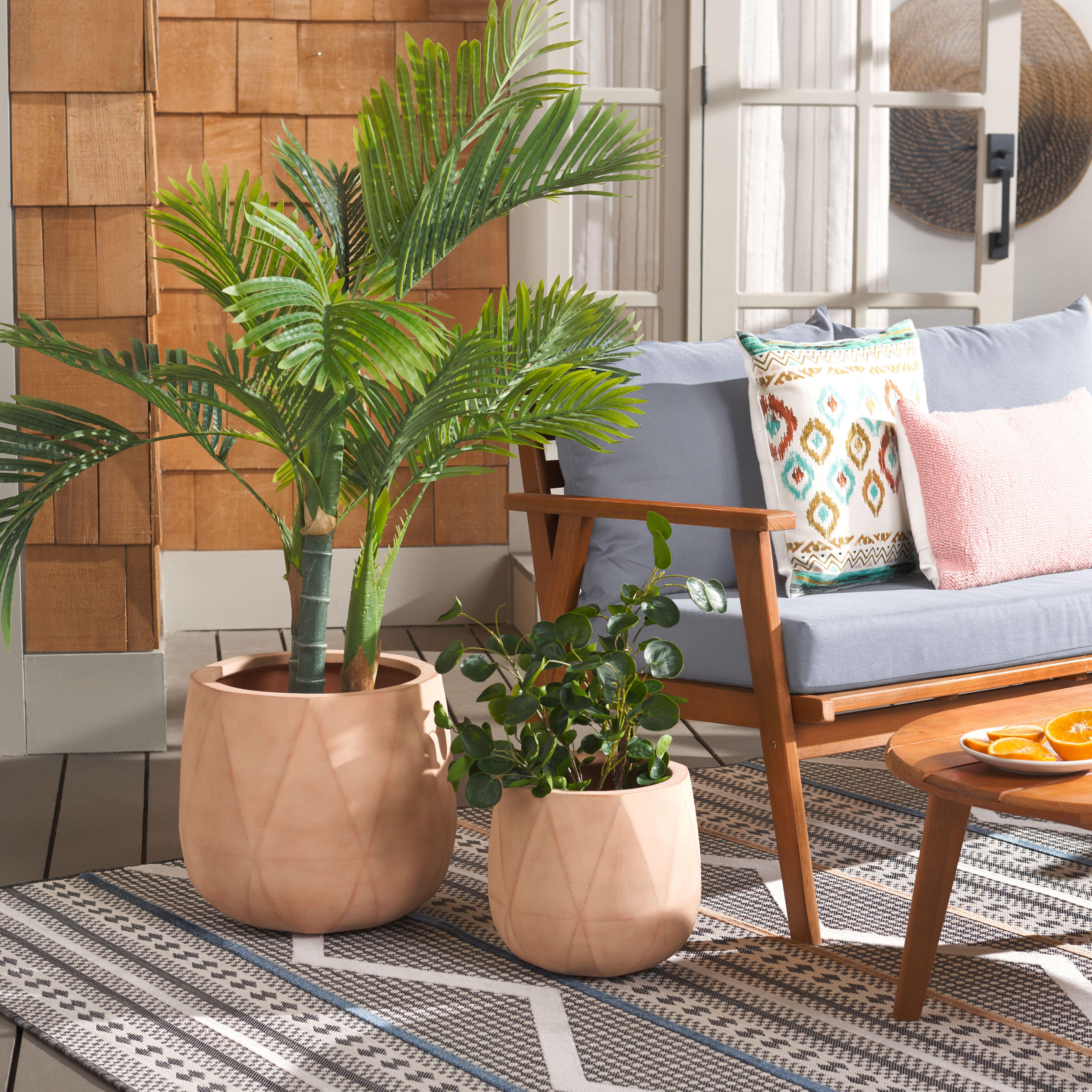 Click here for Safavieh Kane Outdoor Planter (Set of 2)  Terracot... prices