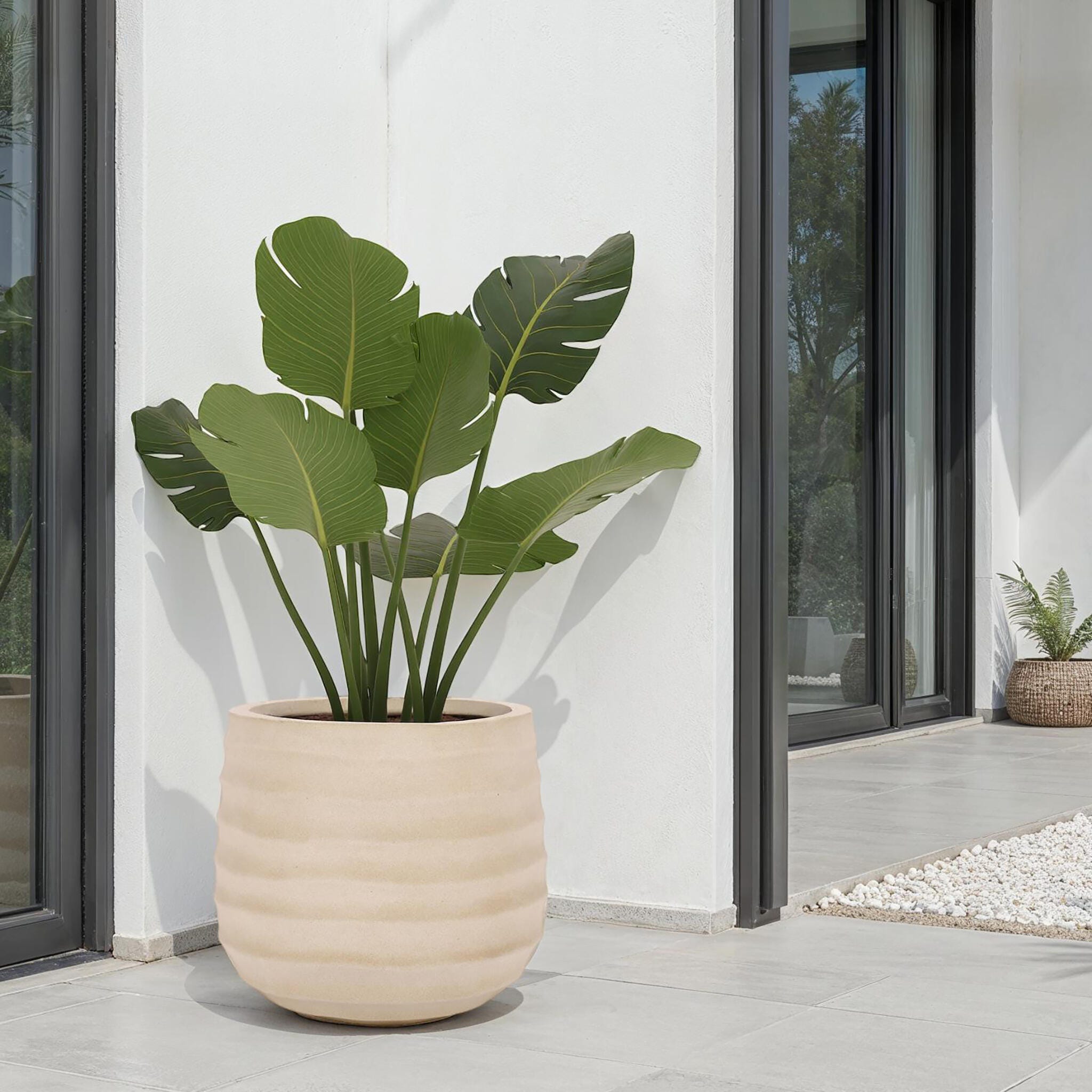 Click here for Safavieh Marta Outdoor Planter  Beige prices